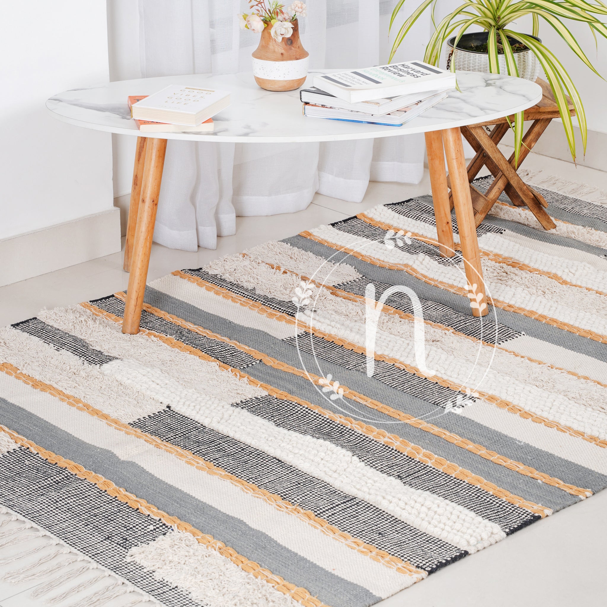 Brick Brack Abstract Carpet Online - Premium Rug | Nestasia