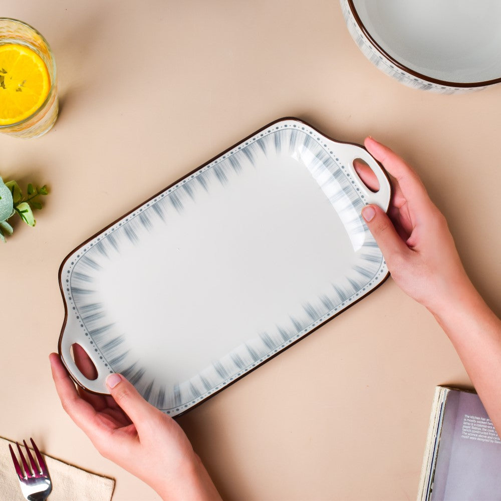 Dainty Patterned Baking Dish 11.5 Inch 250 ml