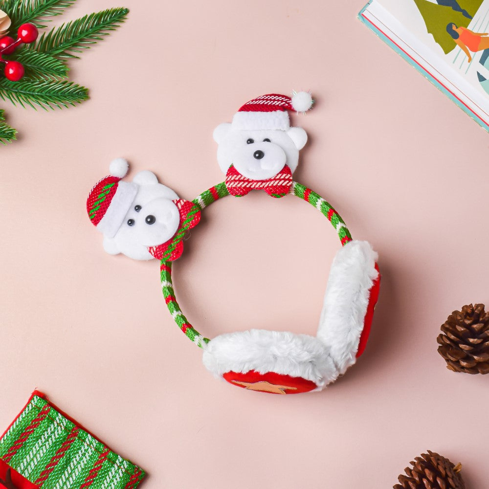 Bear Winter Earmuffs For Christmas Online - Premium Earmuffs | Nestasia