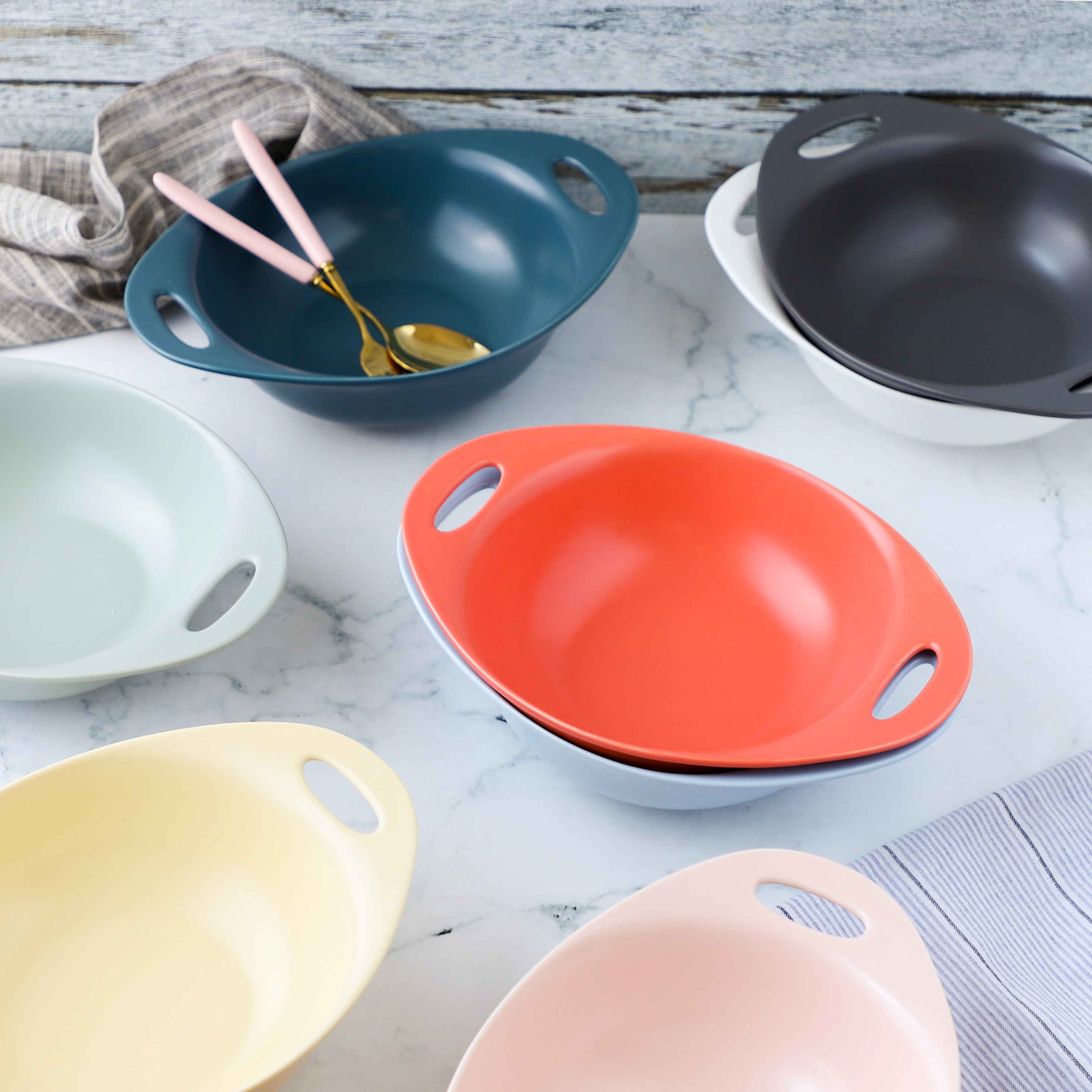 Baking Bowl With Handles Large Online - Premium Serving Bowl | Nestasia