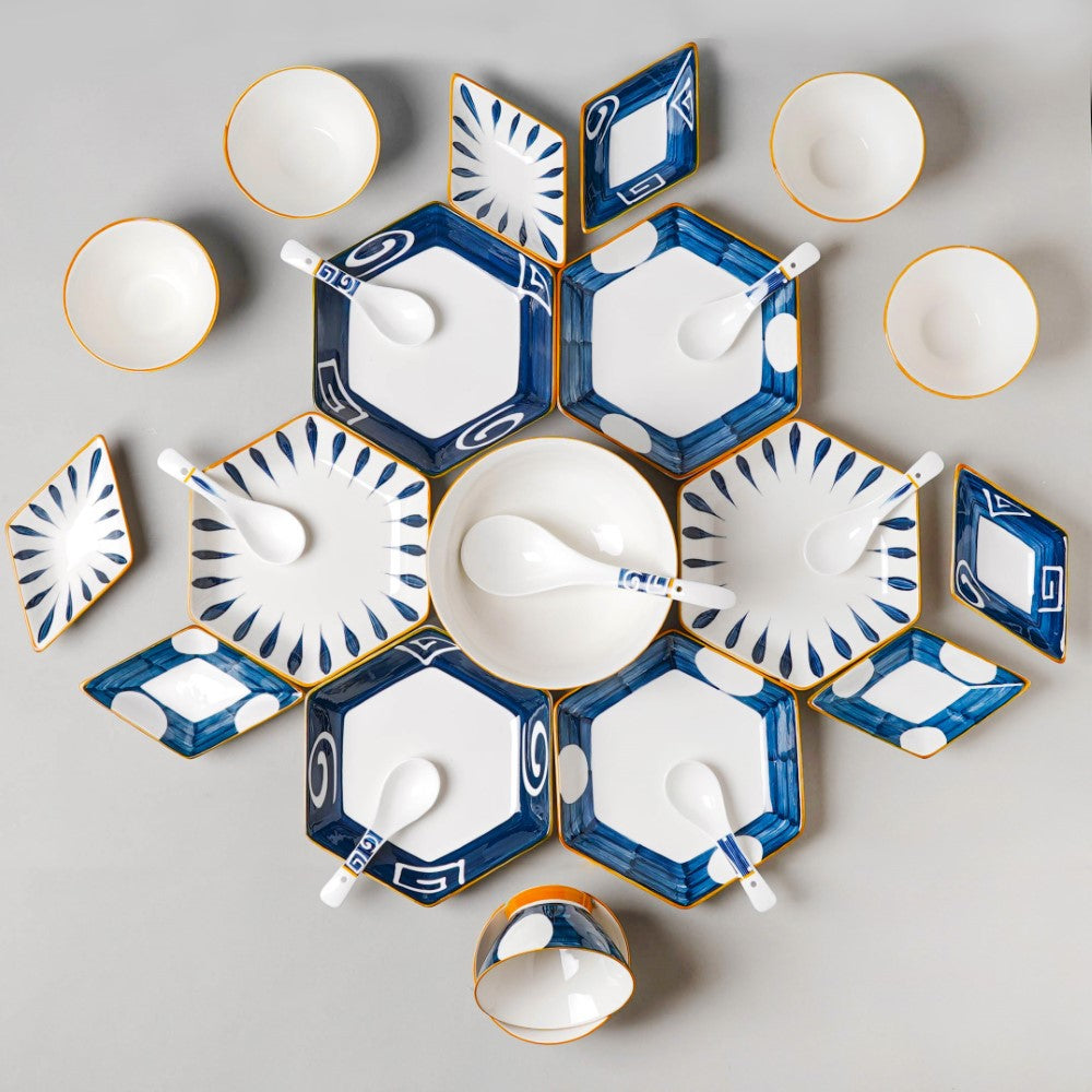 Nitori 26 Piece Snack Set For 6 Online - Premium Dinner Set | Nestasia