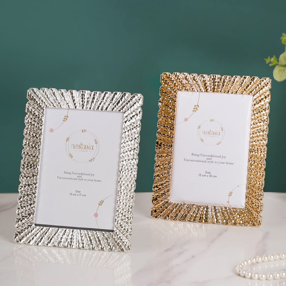 Metallic Memory Photo Frame Large