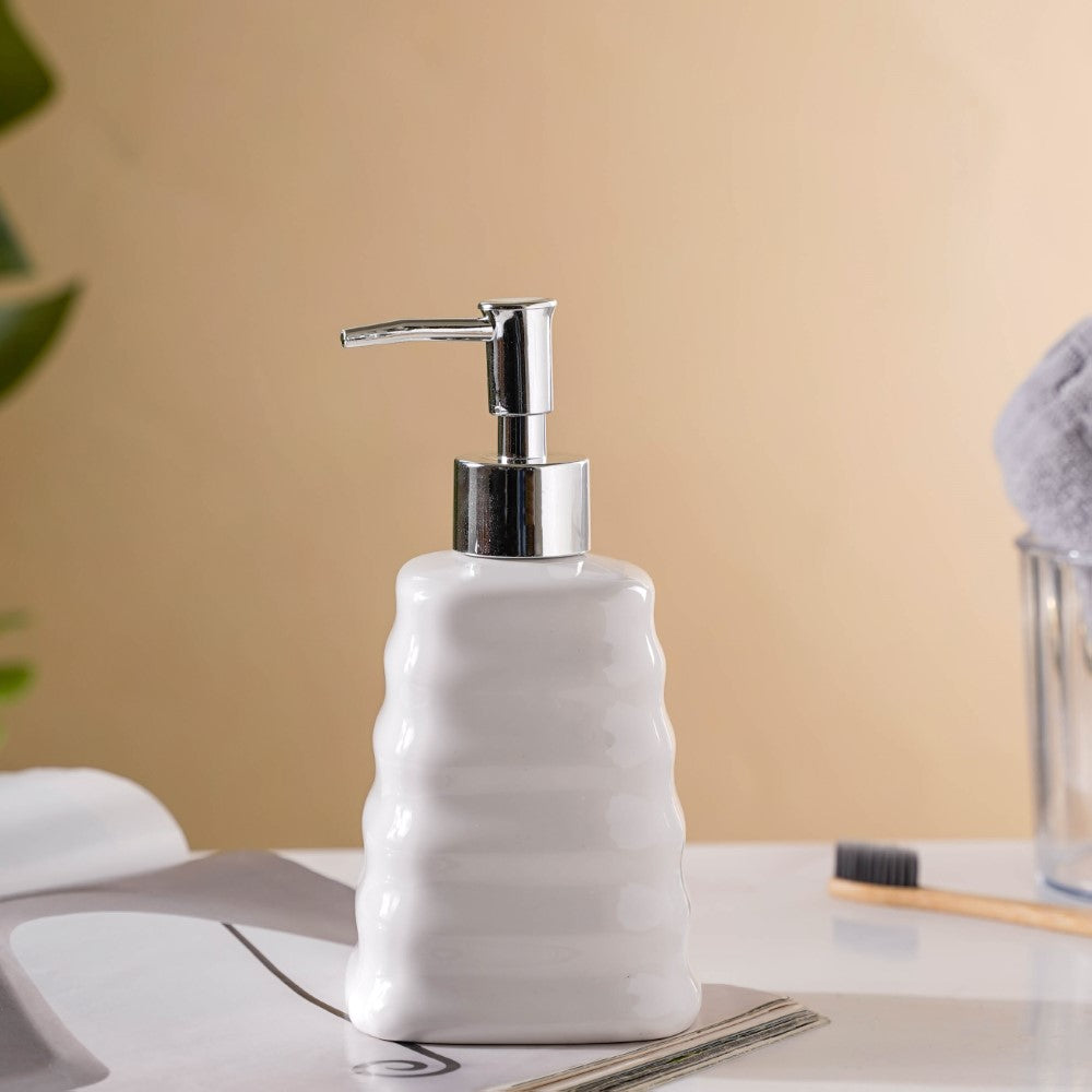 Abstract Ceramic Dispenser With Nozzle White 7 Inch Online - Premium ...
