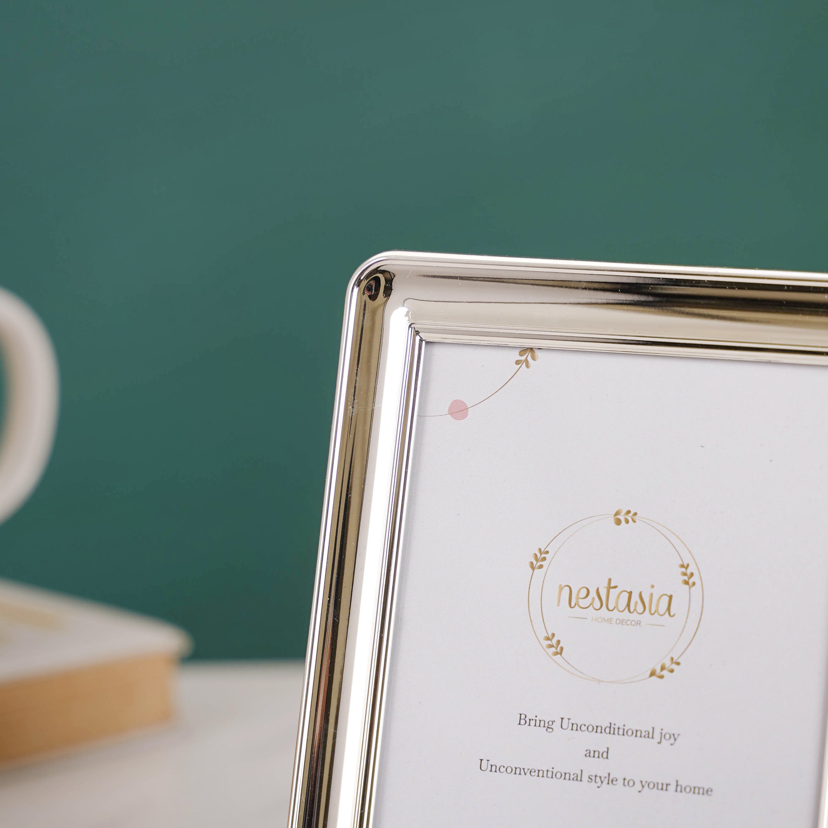 Glazed Silver Photo Frame