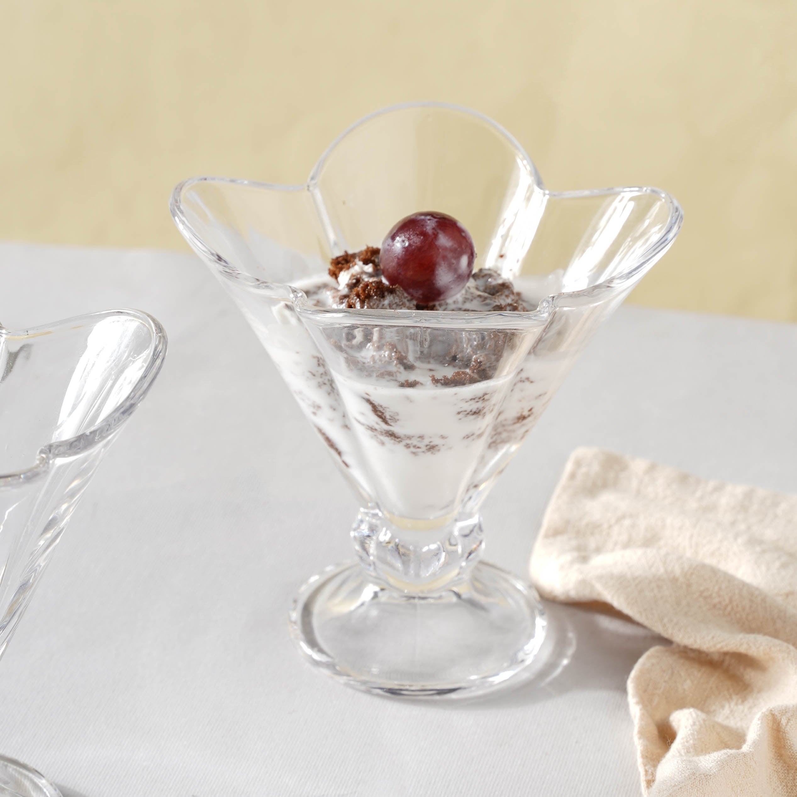 Transparent Dessert Glass Set of 2