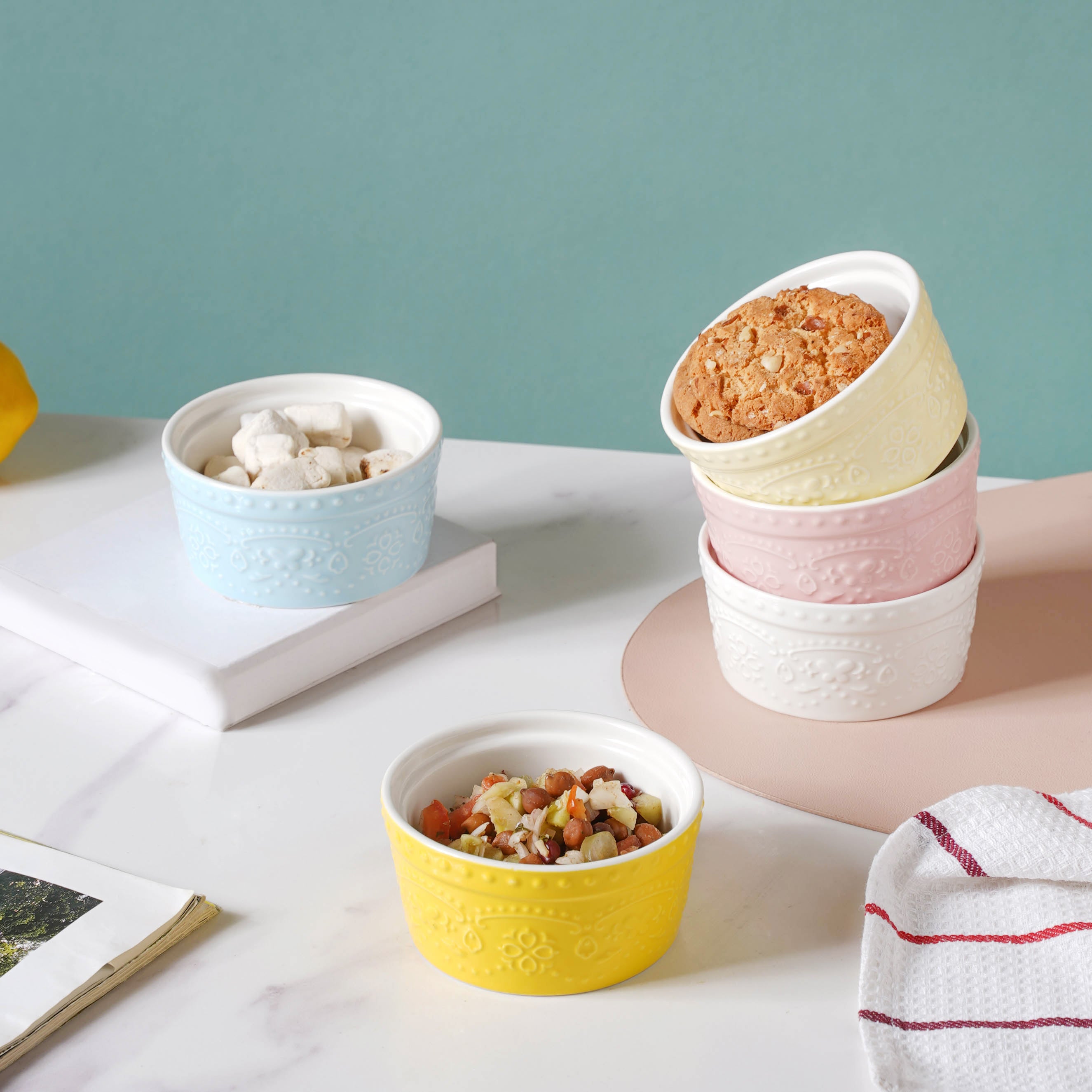 Sunshine Textured Pudding Bowl