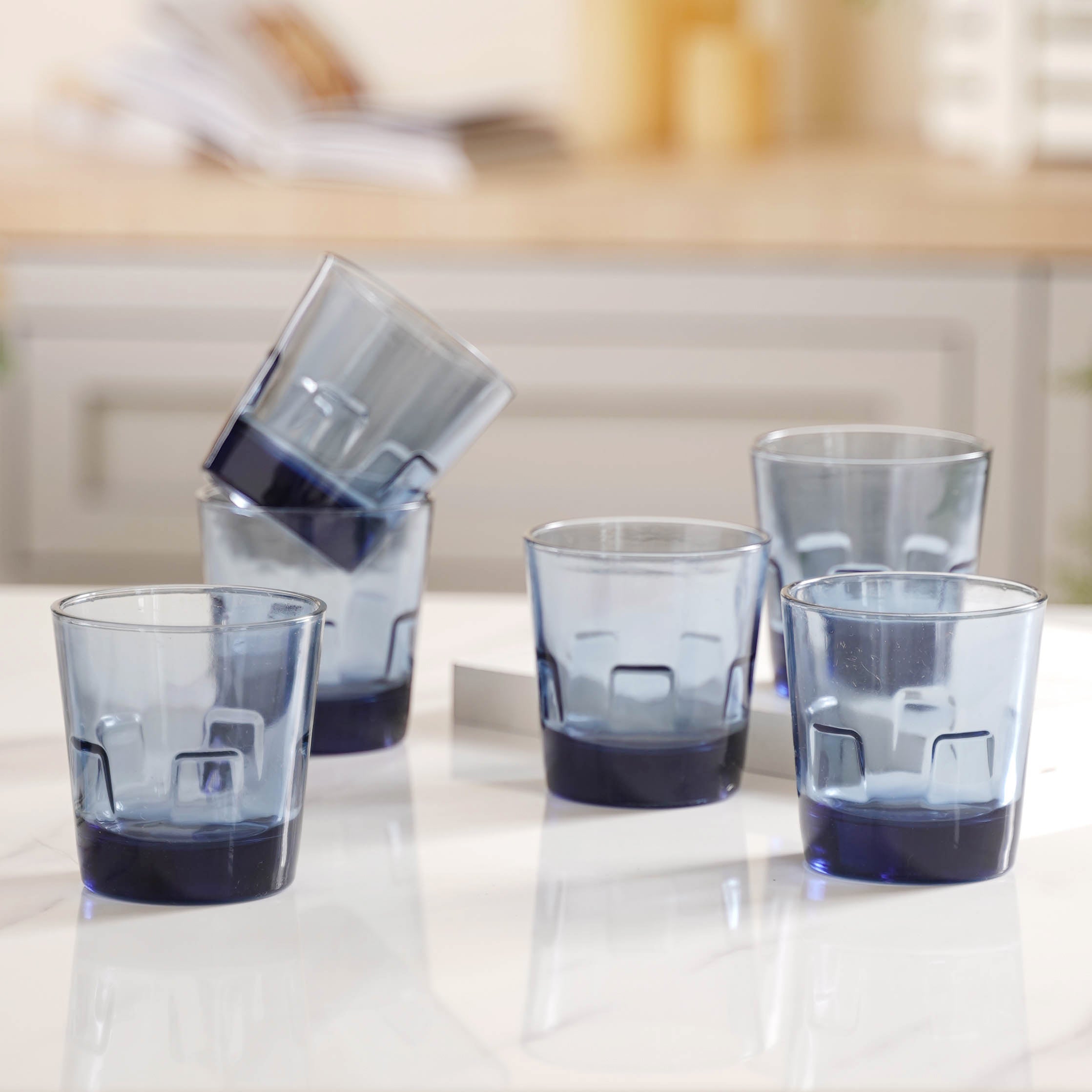 Stemless Water Glass Set of 6 Online - Premium Tumbler | Nestasia