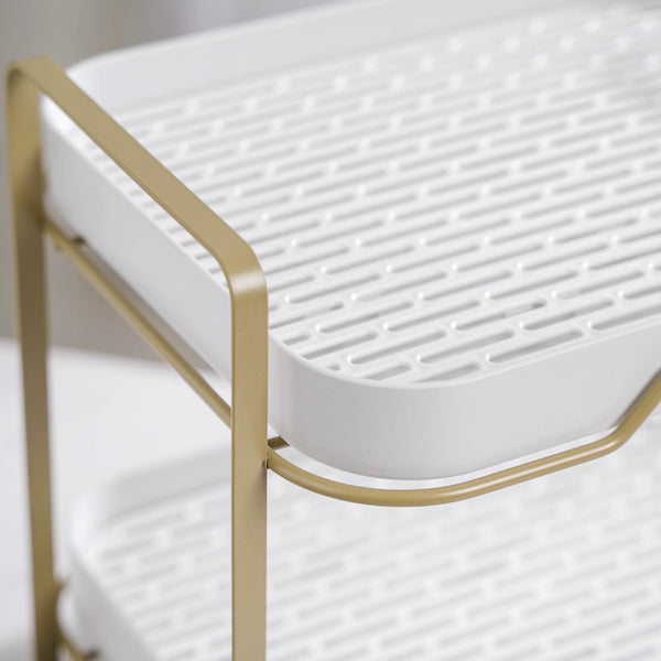 Buy double decker kitchen organiser rack online | Nestasia