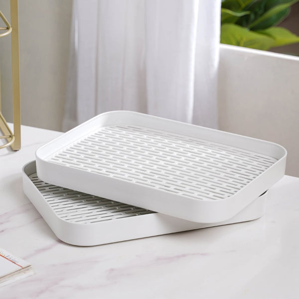 Buy double decker kitchen organiser rack online | Nestasia