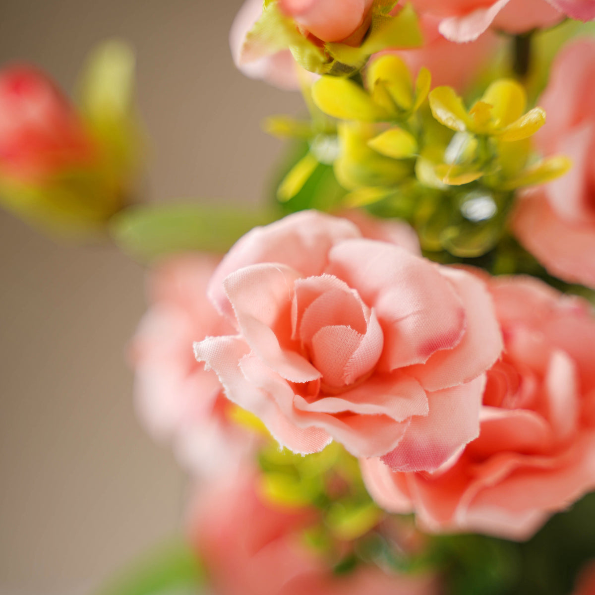Peach-pink Artificial Roses