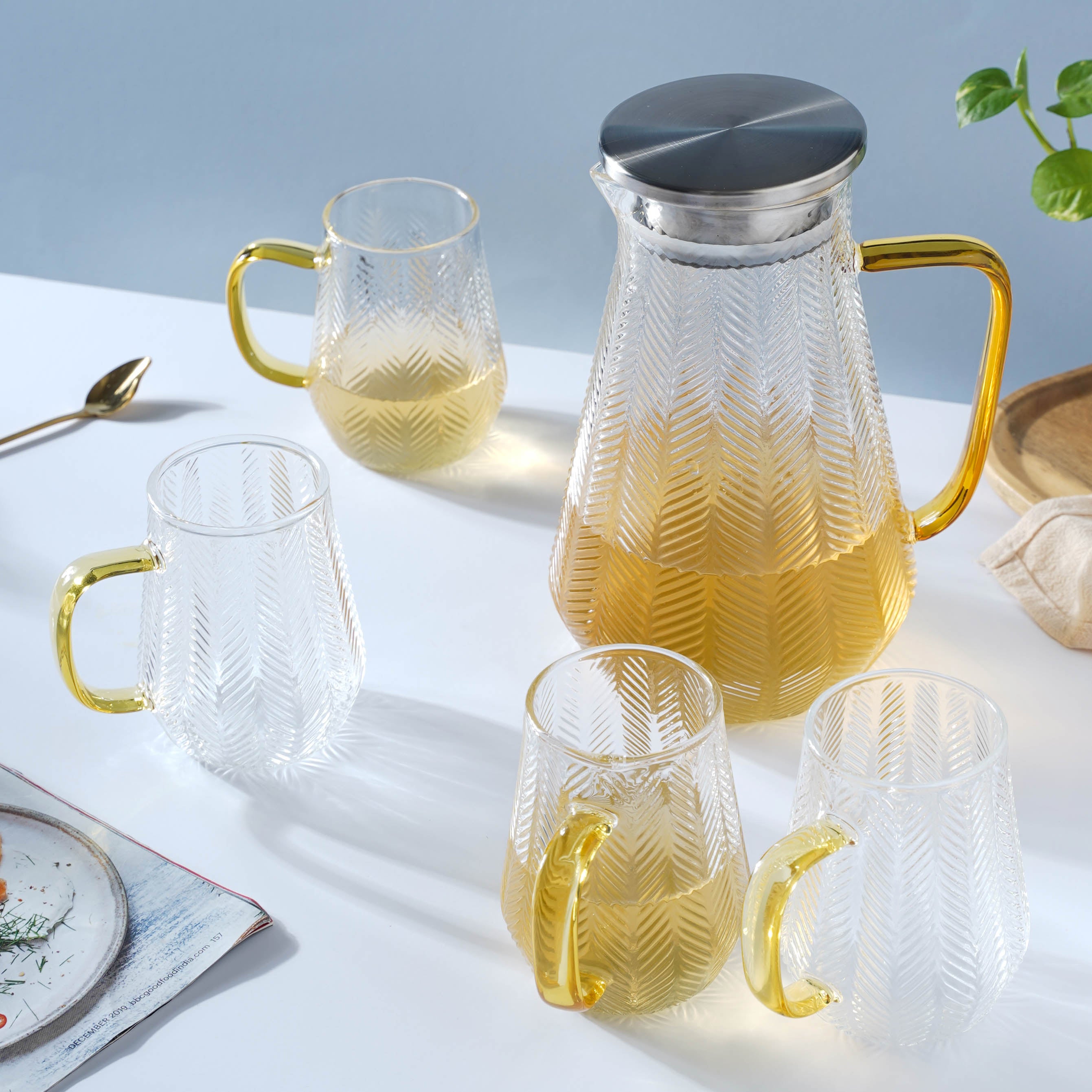 Juice Pot and Mug Set Online - Premium Jug Set | Nestasia