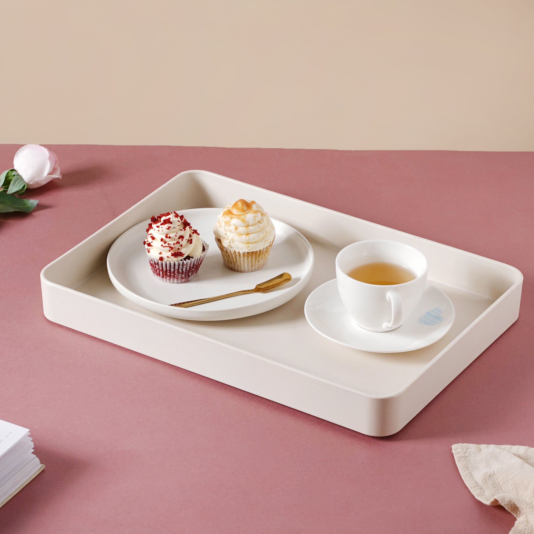 Large White Tray Online - Premium Tray | Nestasia