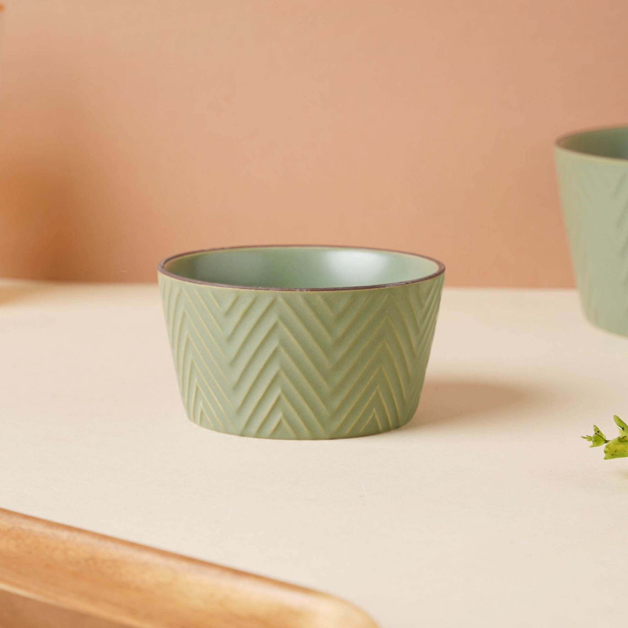Fern Green Soup Bowl 300 ml Online - Premium Snack Bowl | Nestasia
