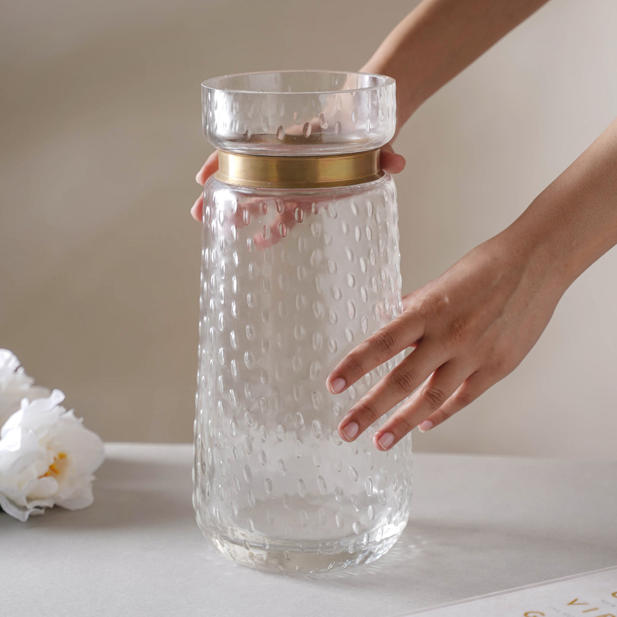 Bouquet Flower Jar Long