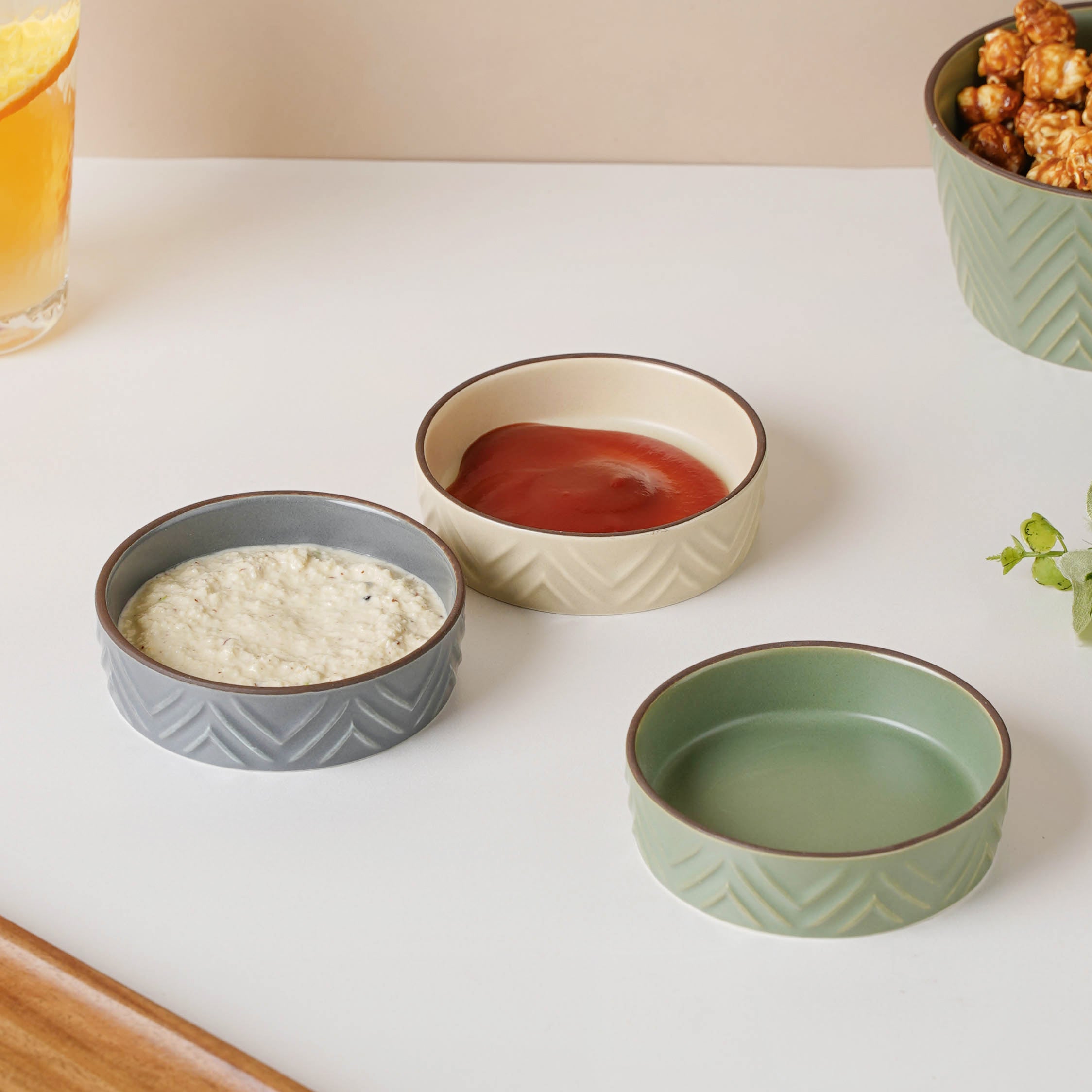 Asphalt Grey Dip Bowl
