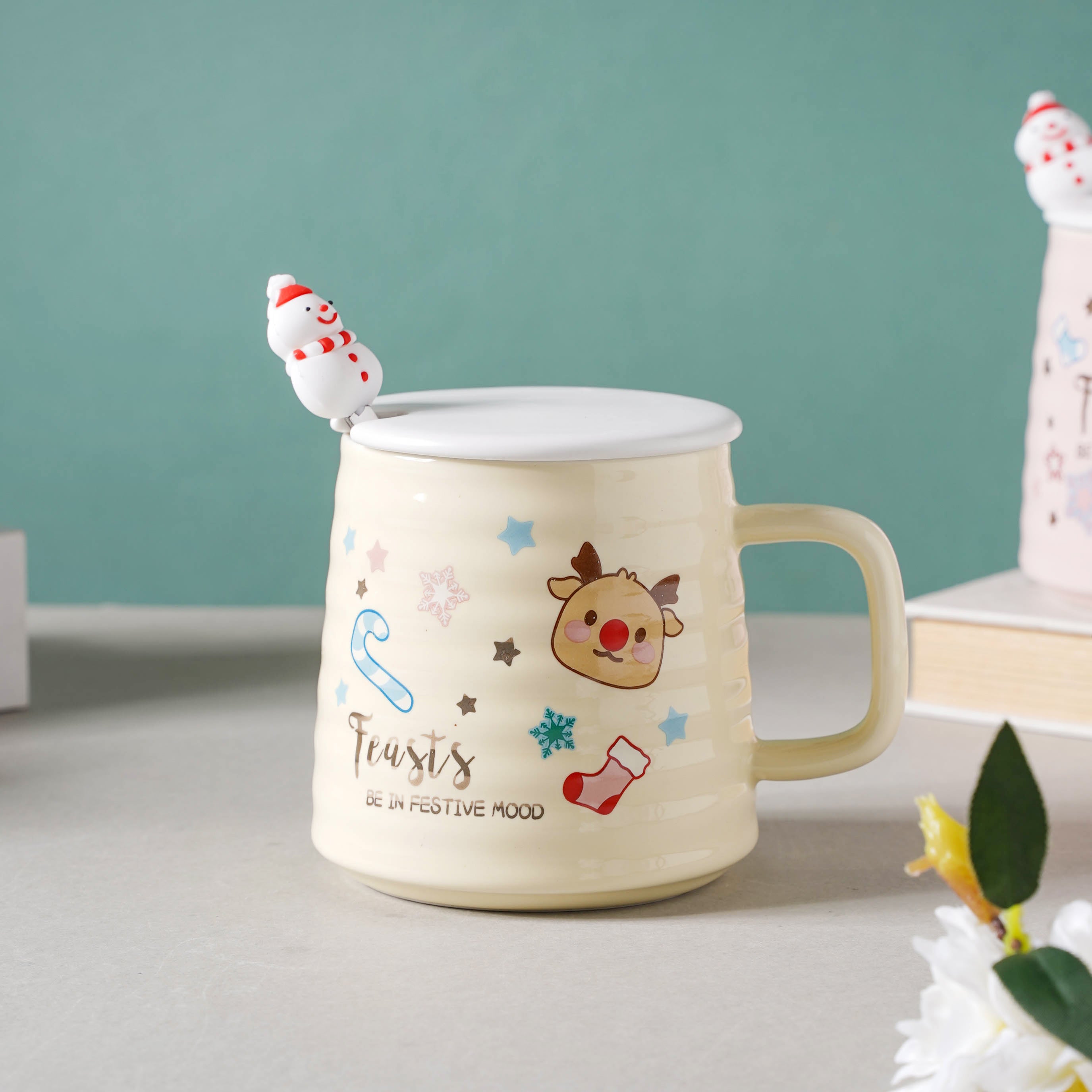 Modern Textured Ceramic Cup Online - Premium Coffee Mug | Nestasia