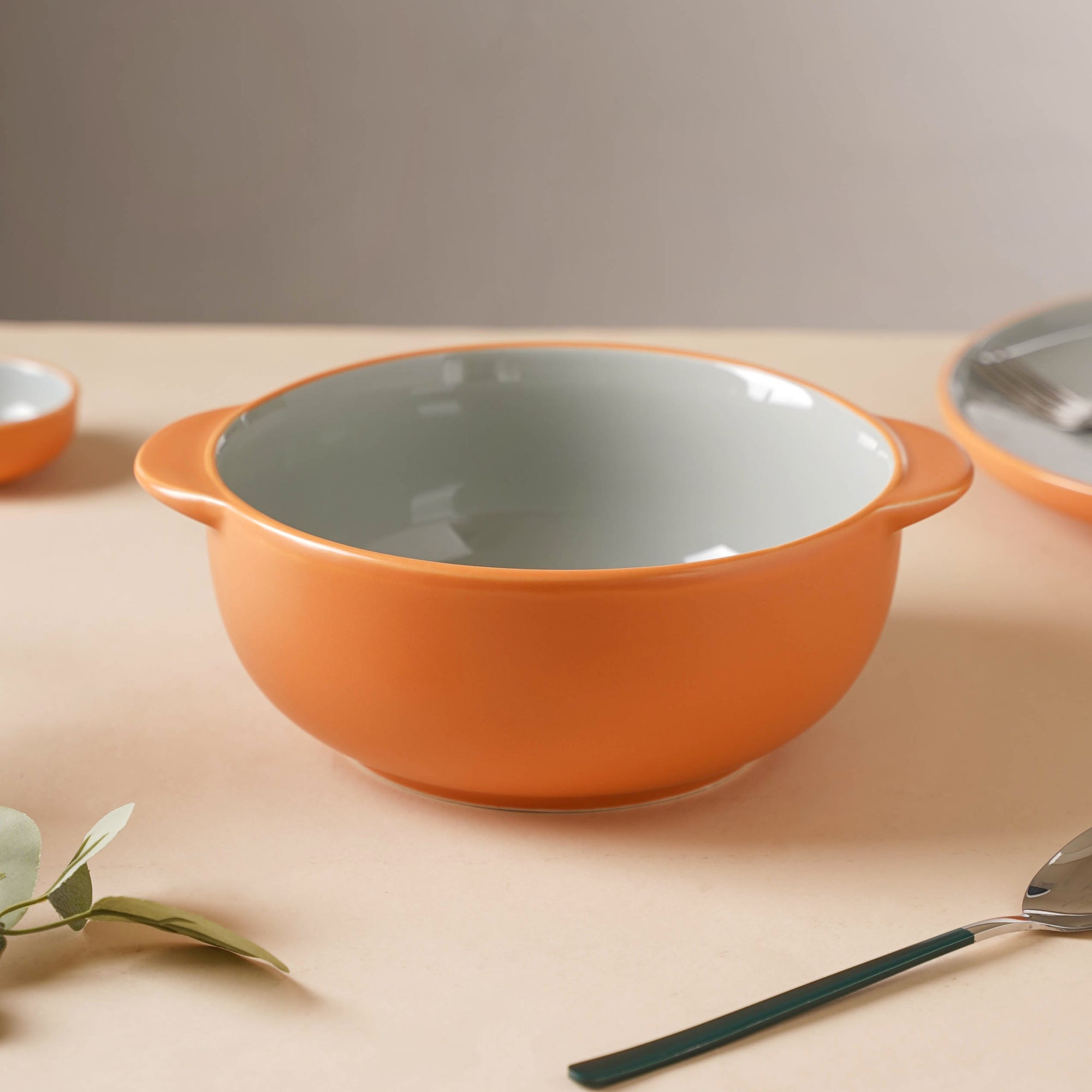 Zoella Ceramic Bowl Grey Online - Premium Serving Bowl | Nestasia