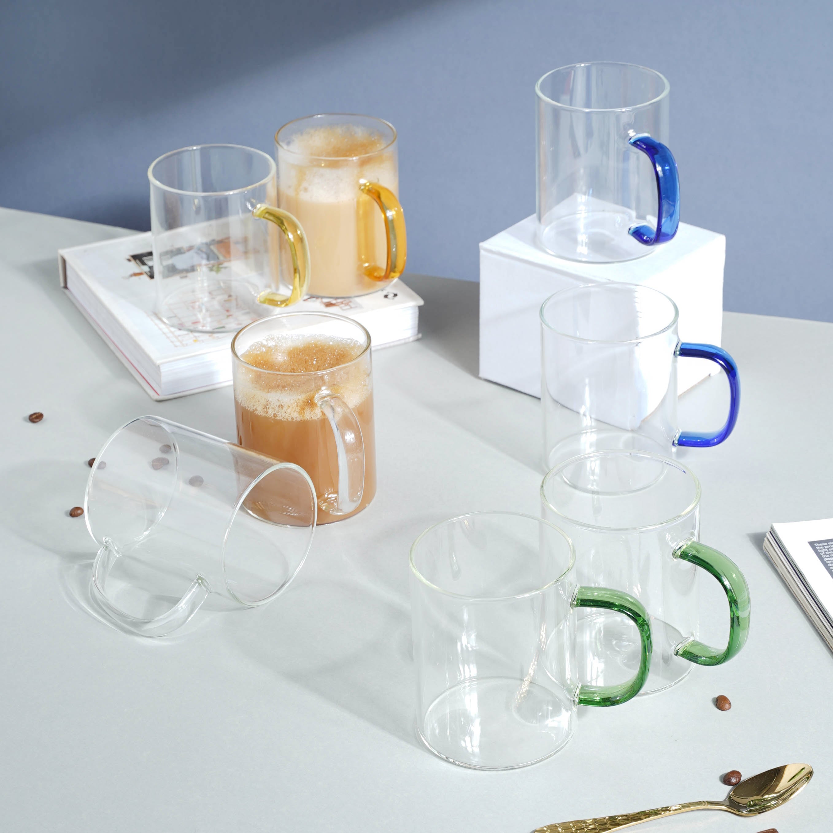 Glass Tea Mug Set of 2