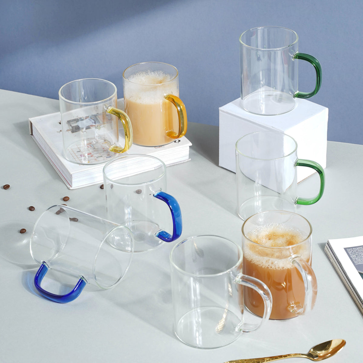 Glass Tea Mug Set of 2