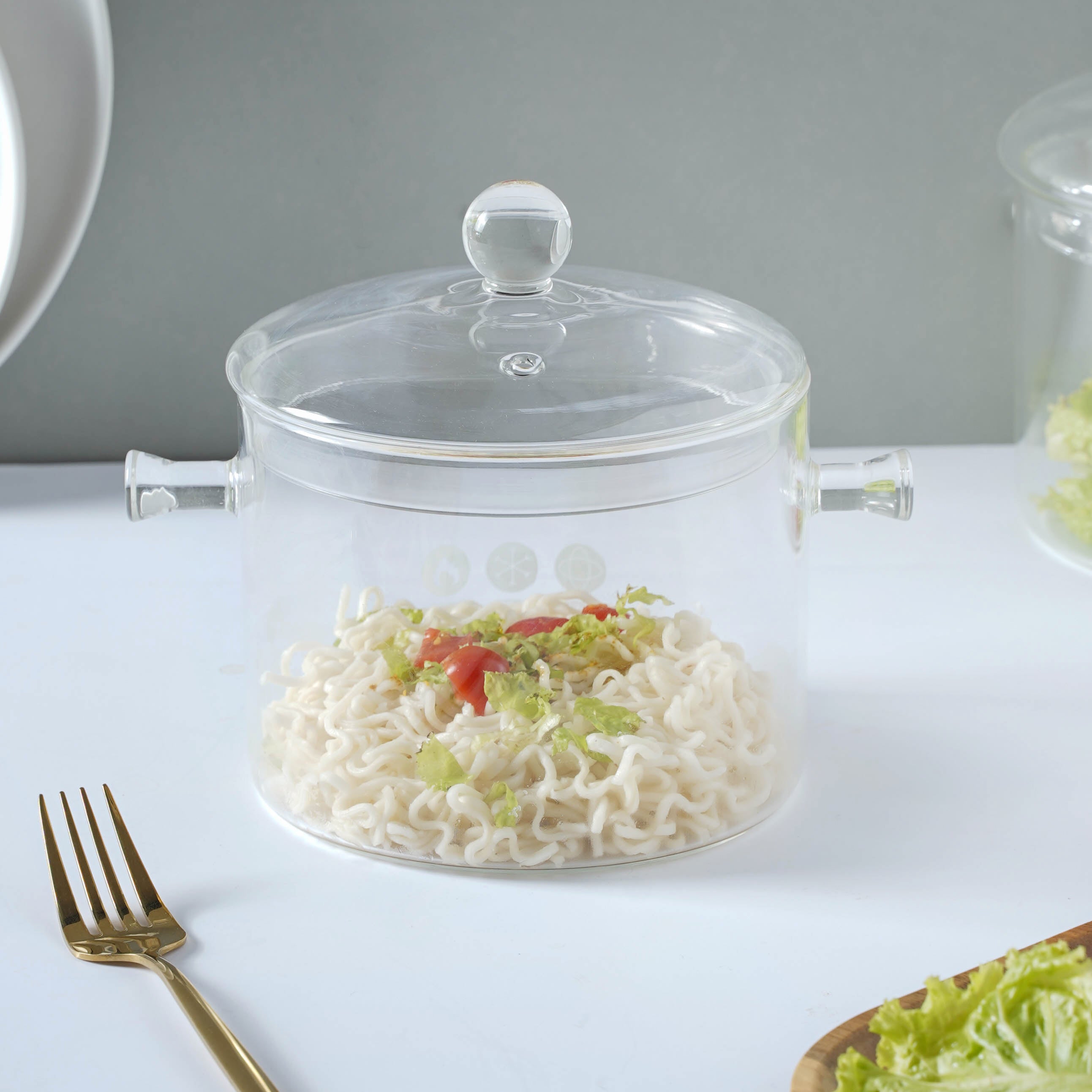 Glass Soup Pot Online - Premium Soup Bowl | Nestasia