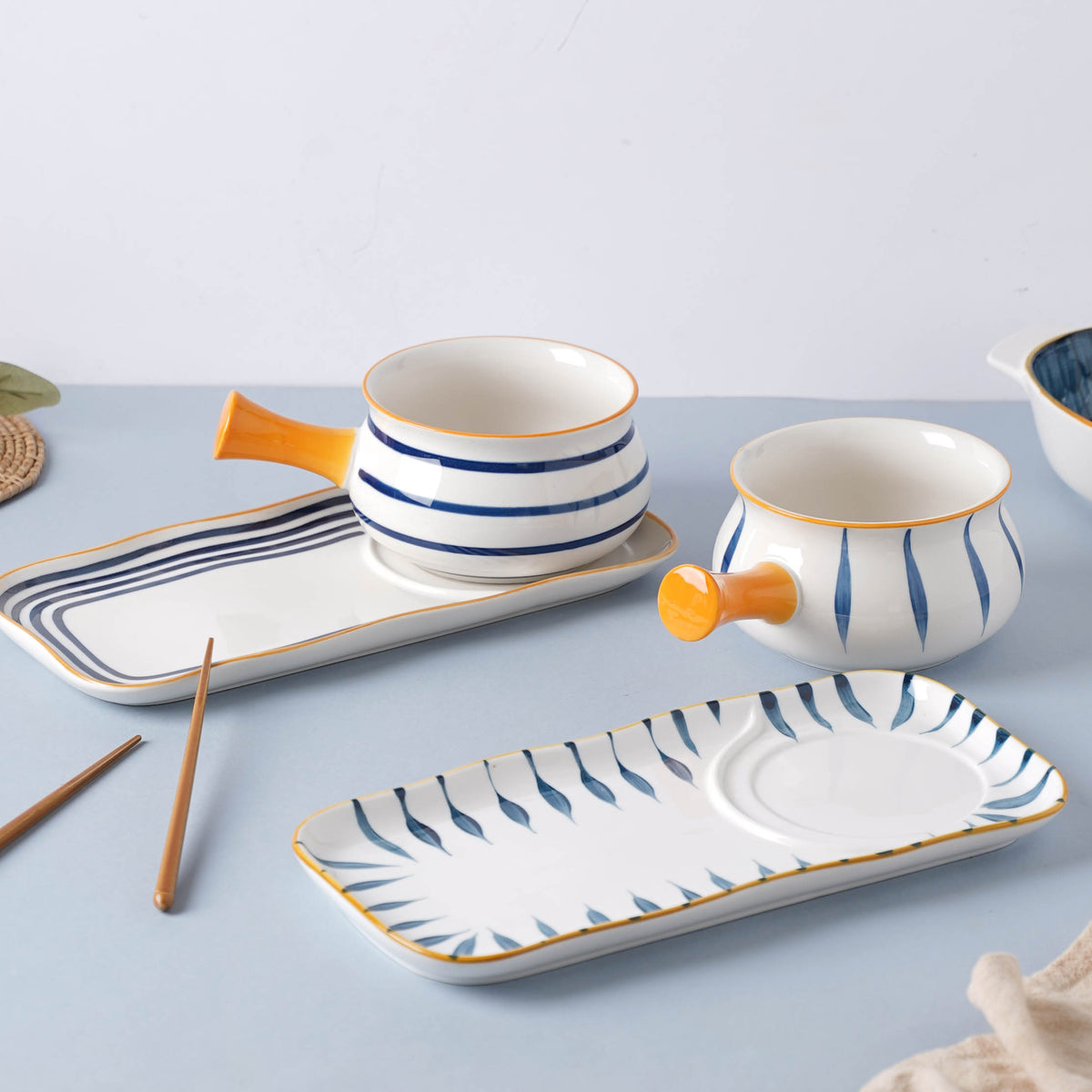 Ceramic Bowl - Buy Nitori Pot And Plate Set Online | Nestasia