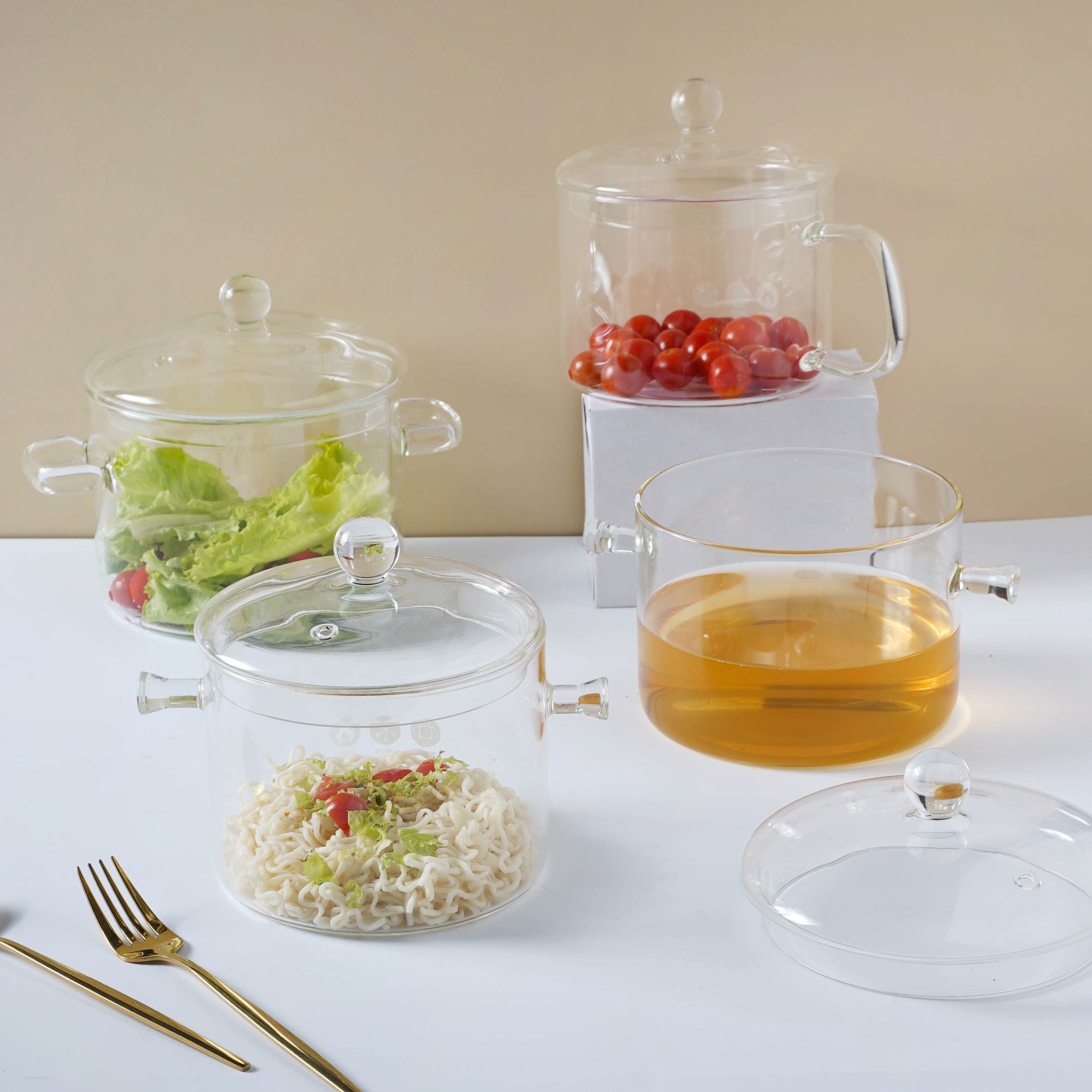Glass Stew Pot Online - Premium Cooking Pot | Nestasia