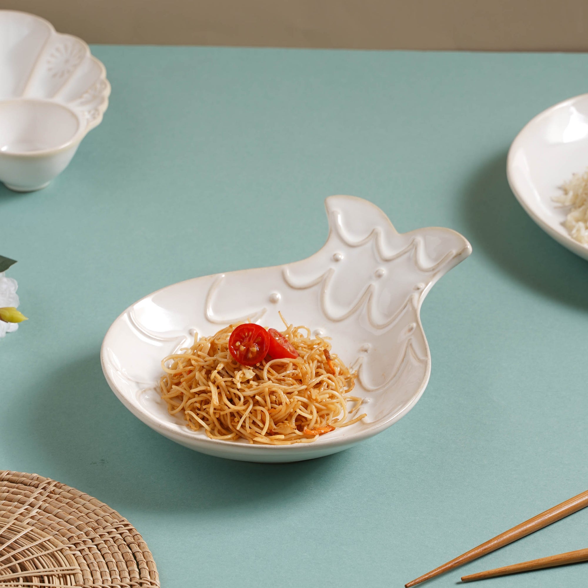 Fish Scales Textured Snack Plate 9 Inch Online - Premium Snack Plate ...