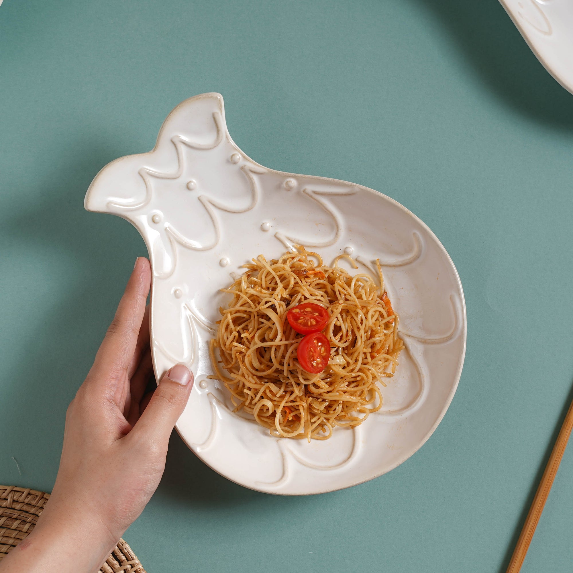 Fish Scales Textured Snack Plate 9 Inch Online - Premium Snack Plate ...
