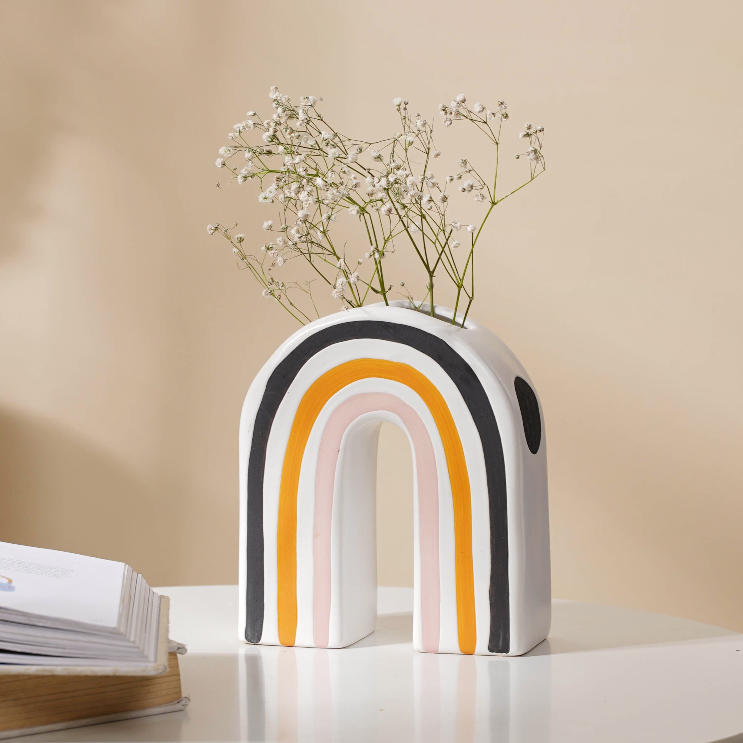 Rainbow Flower Pot Online - Premium Vase | Nestasia