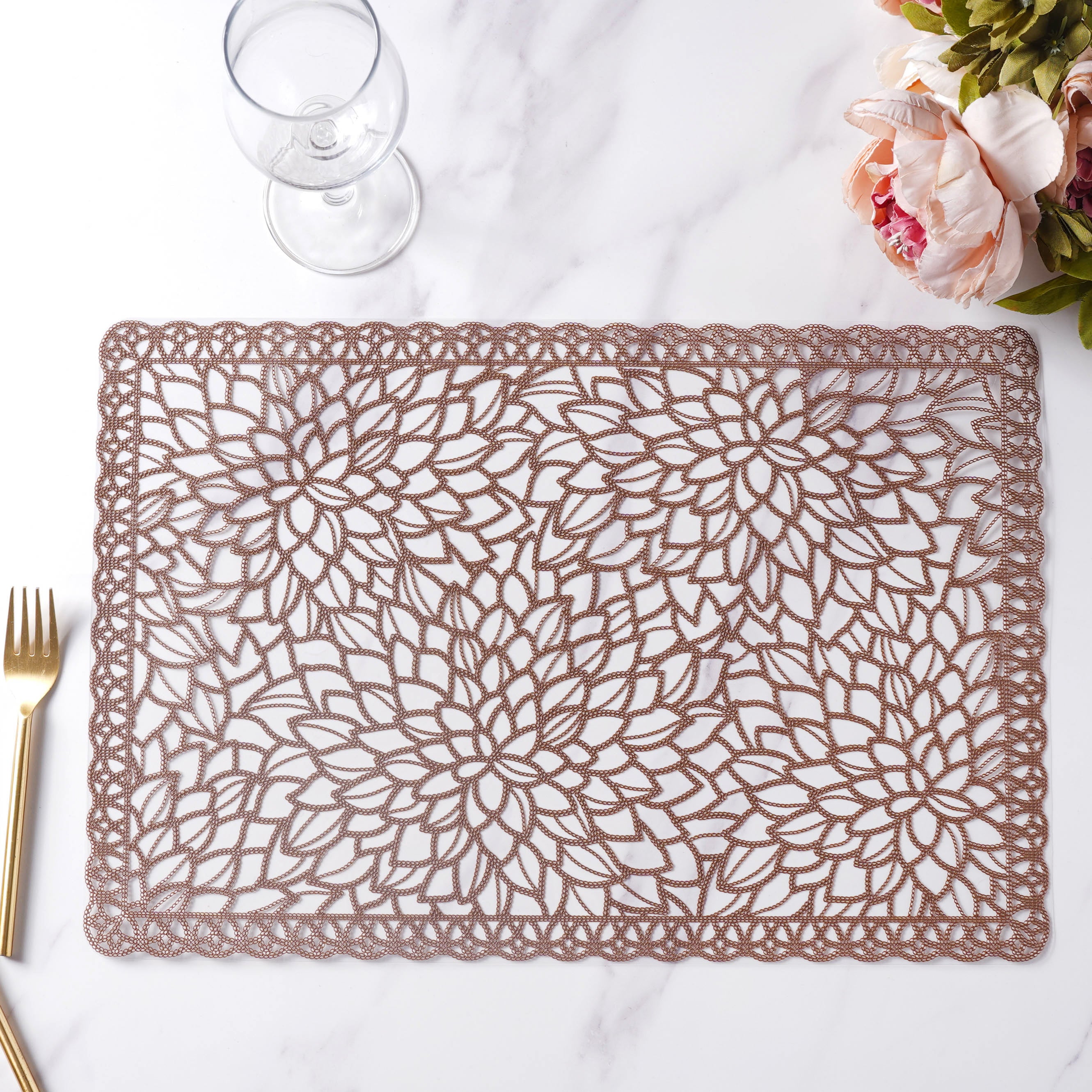 Brown Table Mat Set Online - Premium Table Mat | Nestasia