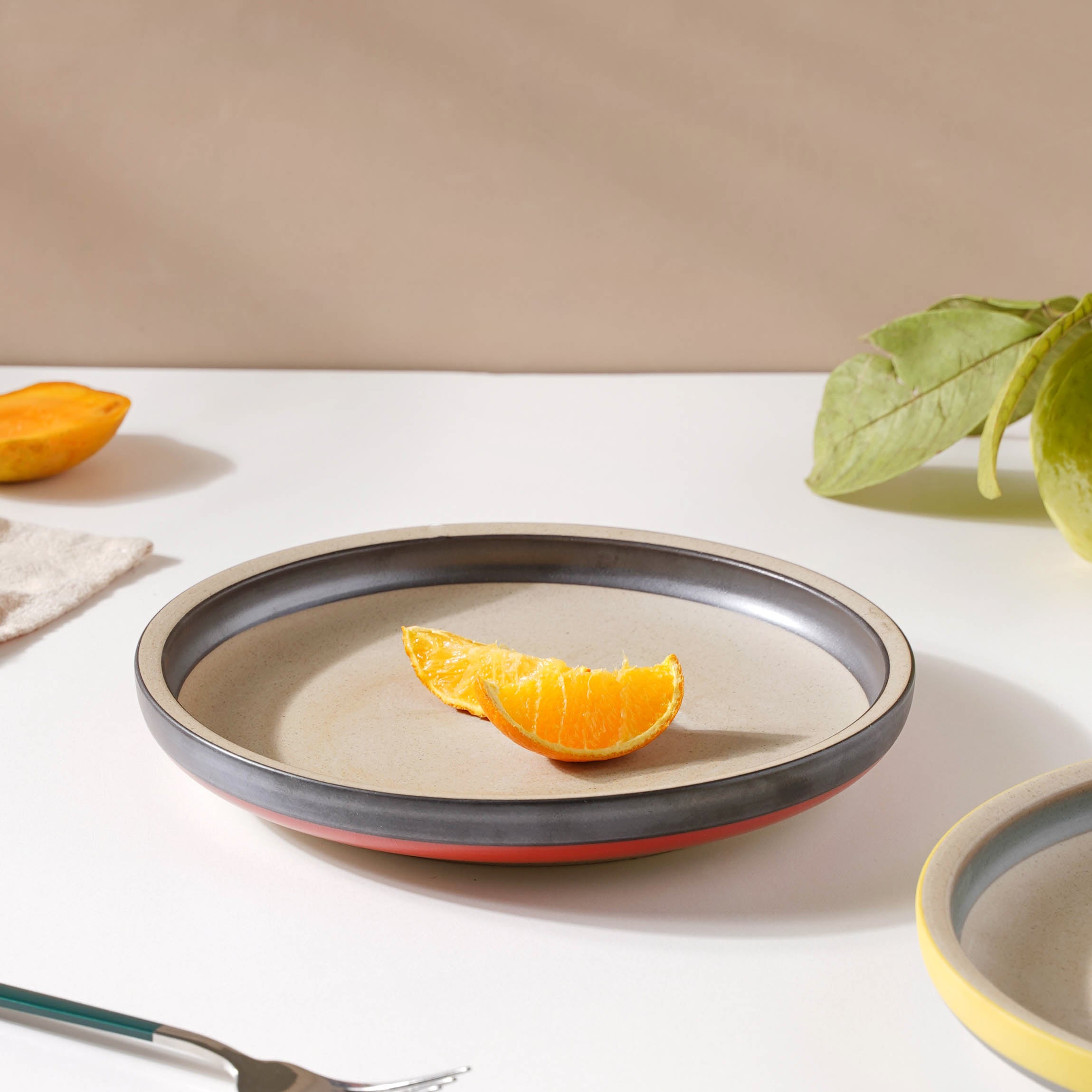 Soboku Red Snack Plate 8 Inch Online - Premium Snack Plate | Nestasia