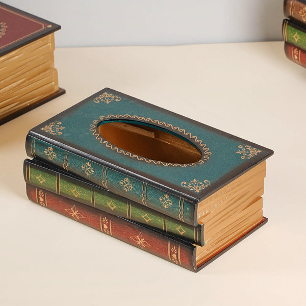 Shop Stacked Books Tissue Box online in India | Nestasia