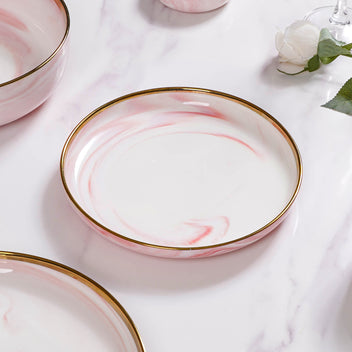 Pink Marble 26 Piece Dinnerware For 6 Online - Premium Dinner Set ...