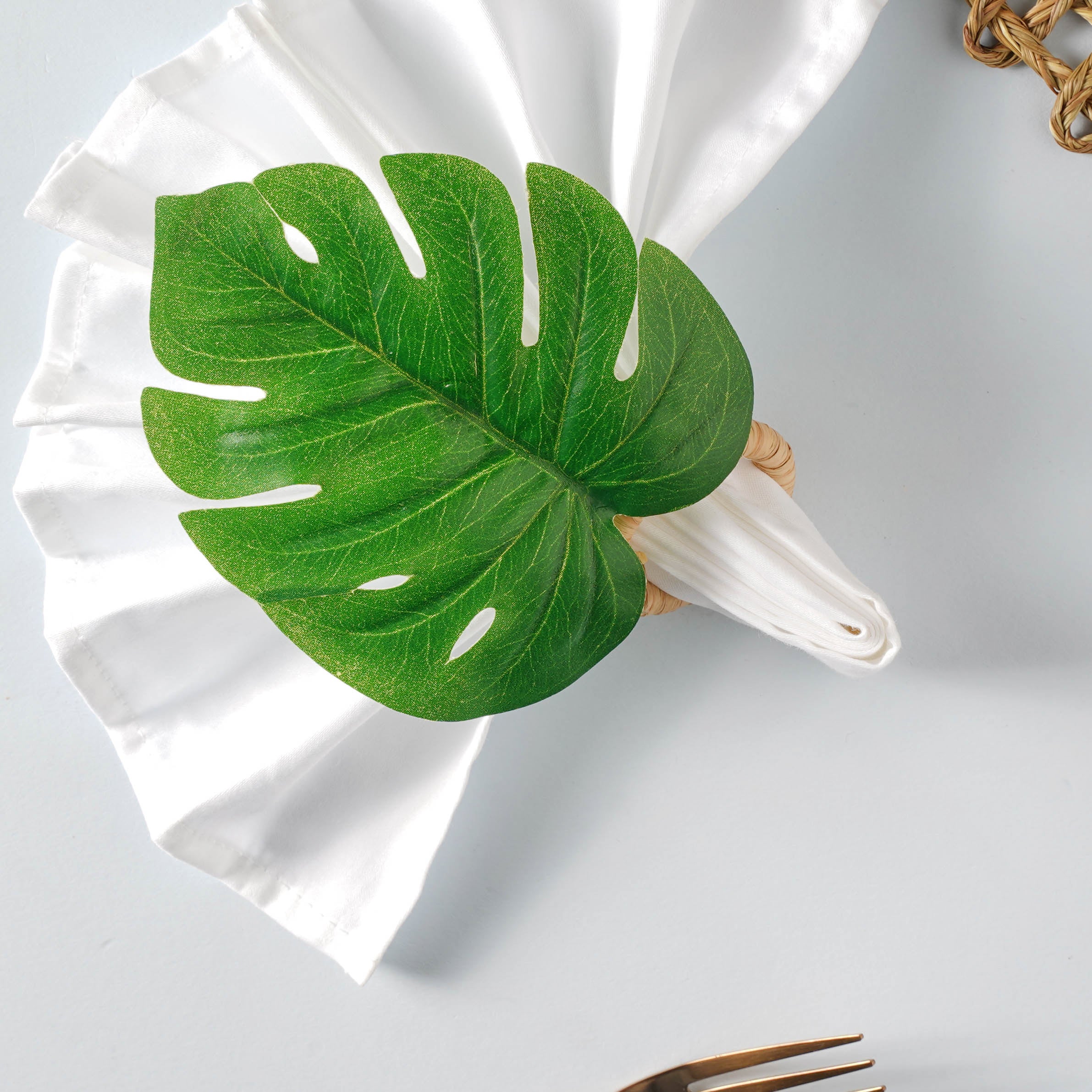 Monstera Leaf Napkin Ring