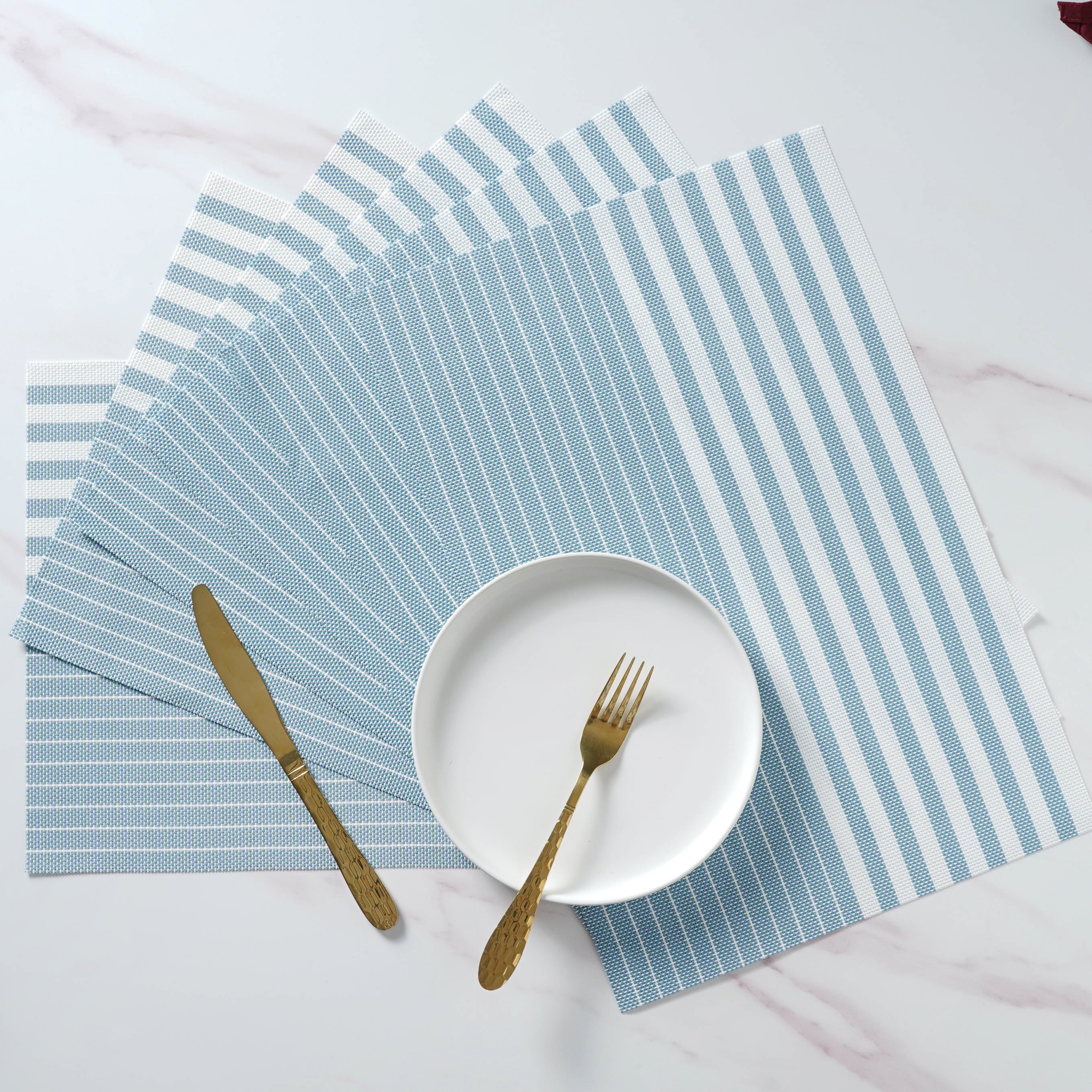 Pastel Blue Table Mat Set of 6
