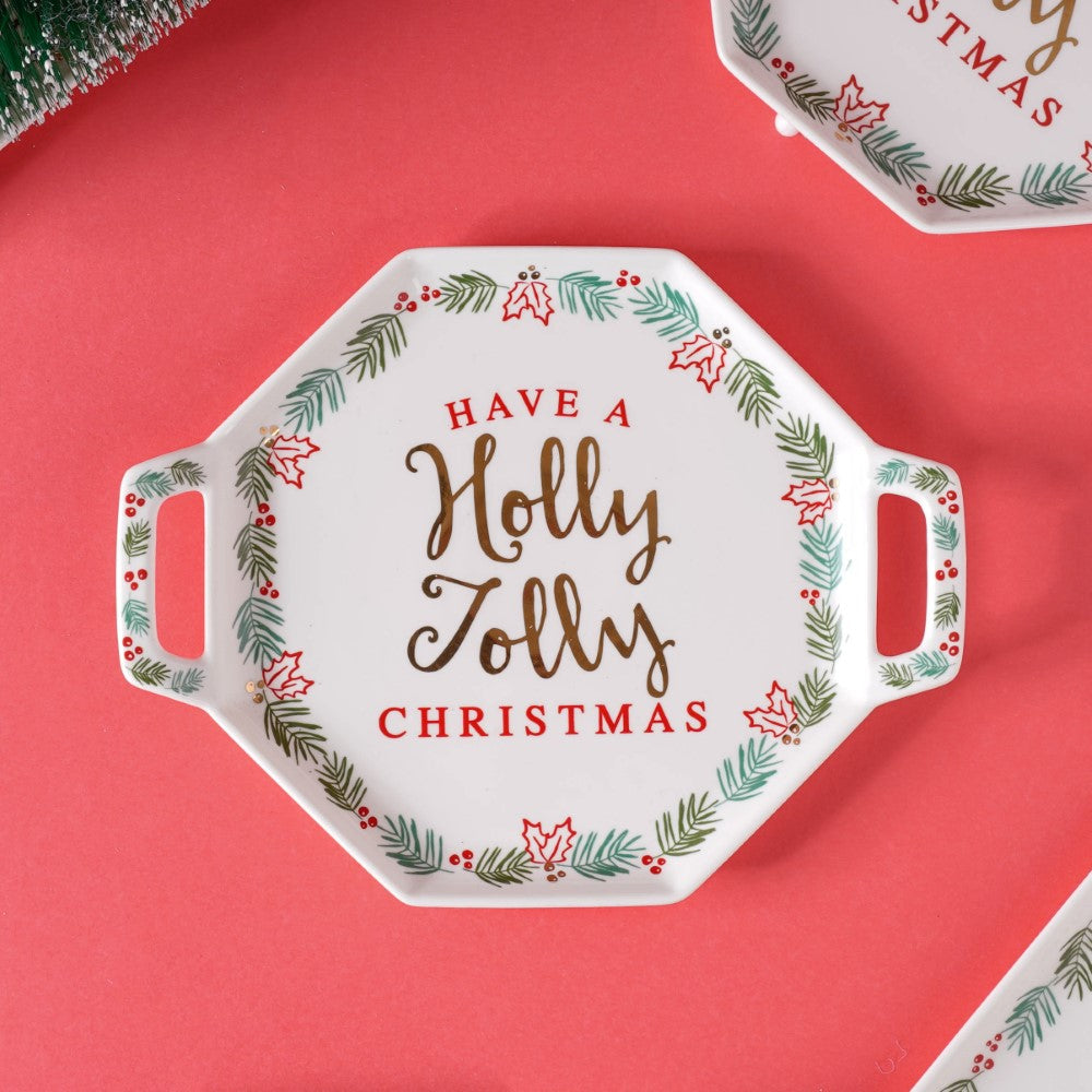 Holly Jolly Christmas 21 Piece Dinner Set For 6