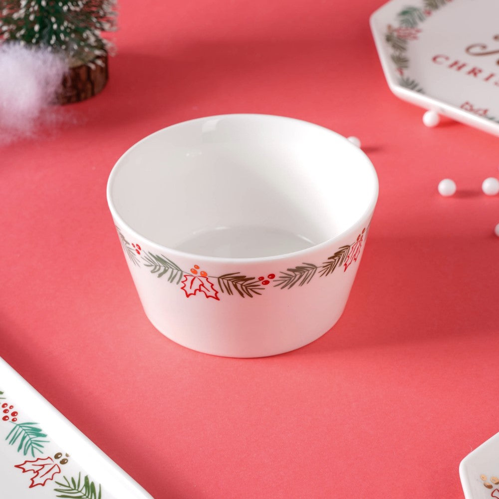 Holly Jolly Christmas 21 Piece Dinner Set For 6