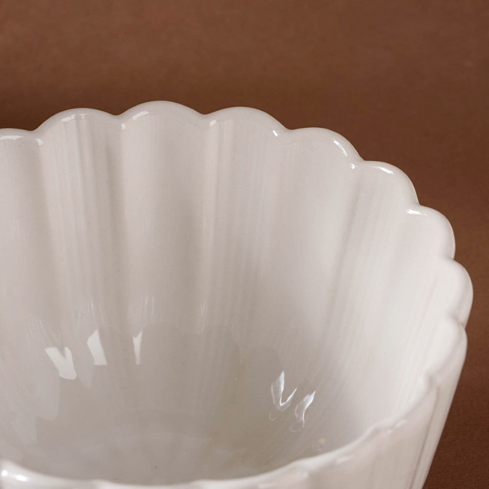 Ocean Snack Bowl White 500ml Online - Premium Snack Bowl | Nestasia