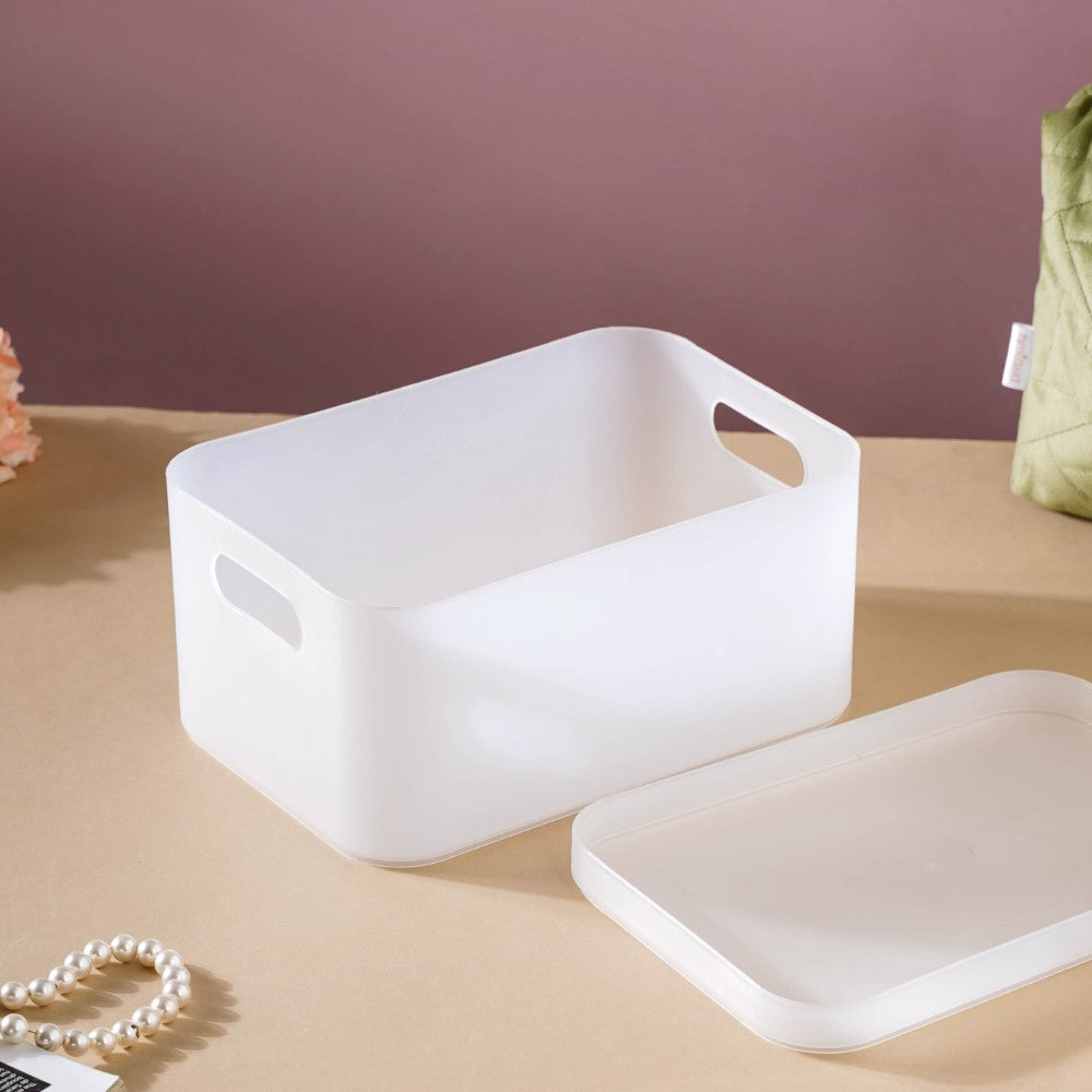 Multipurpose Desk Storage Box And Lid