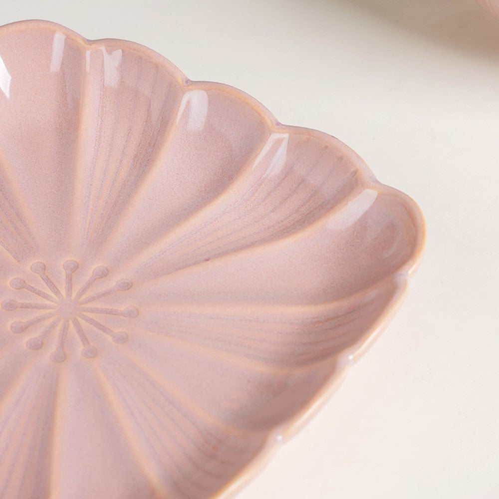 Ocean Square Plate with Handle Pink Online - Premium Platter | Nestasia
