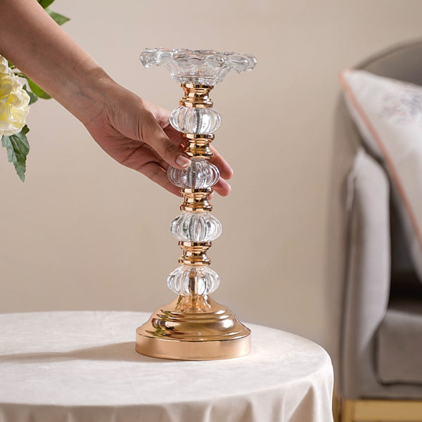 Crystal Luxury Candle Stand Set Of 2
