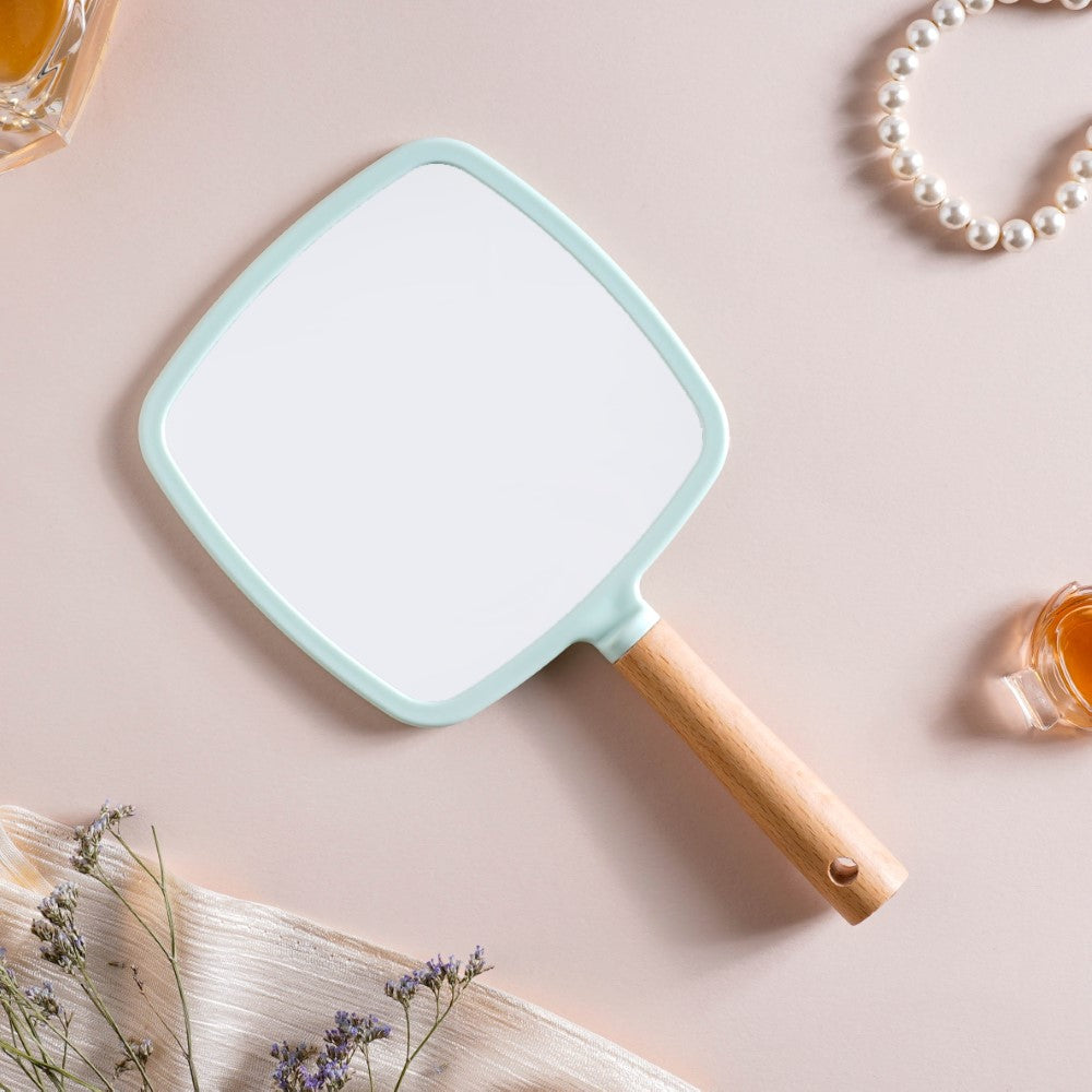 Sleek Square Handheld Mirror Green Online - Premium Handheld Mirror ...