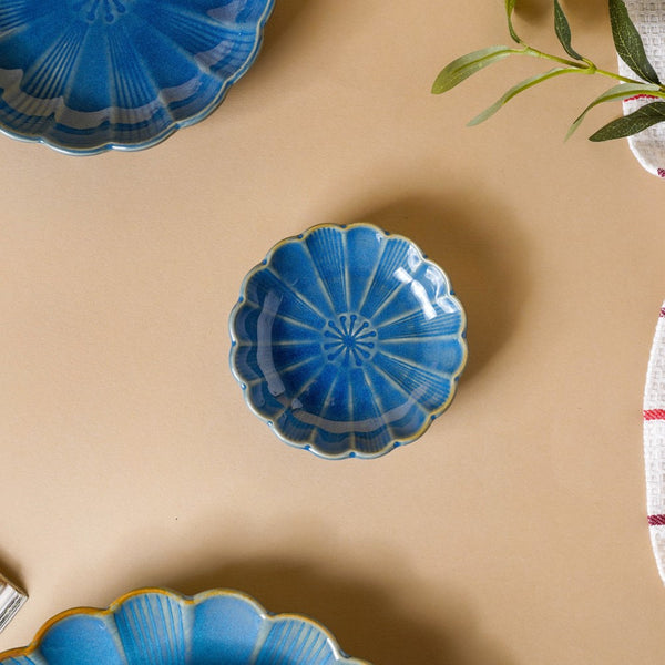 Ocean Blue 27 Piece Dinner Set For 6