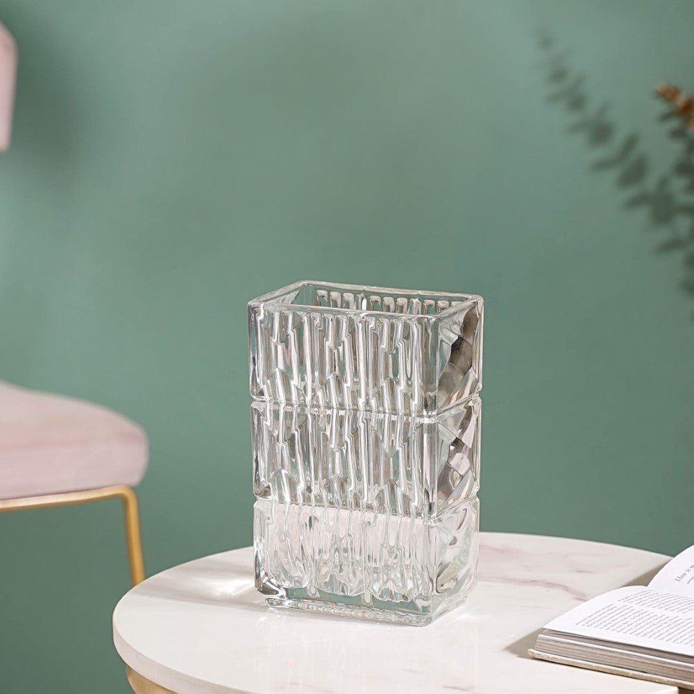 Cut Glass Crystal Decorative Vase