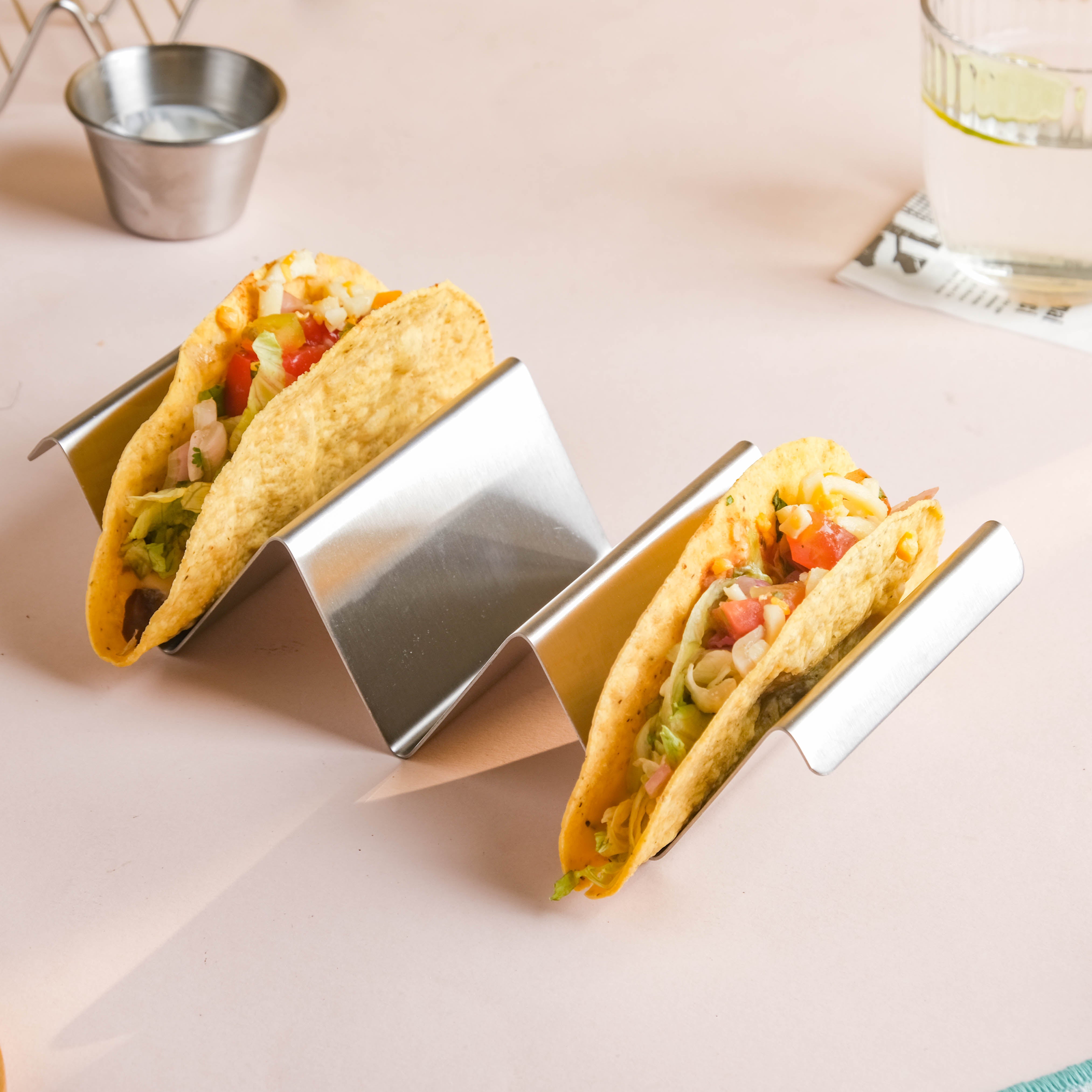 Steel Taco Rack Online - Premium Snack Basket | Nestasia