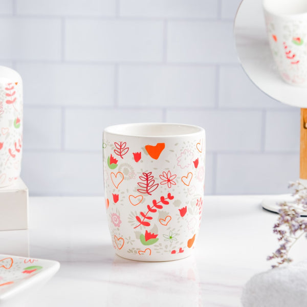 Eclectic Ceramic Bathroom Accessories Set of 5