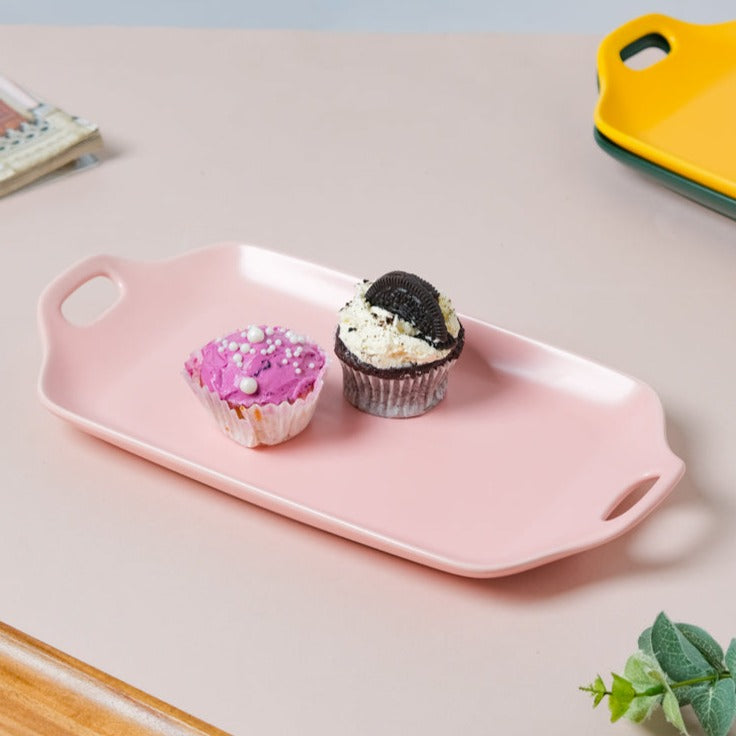 Oven Baking Tray Pink 11.5 Inch Online - Premium Platter | Nestasia