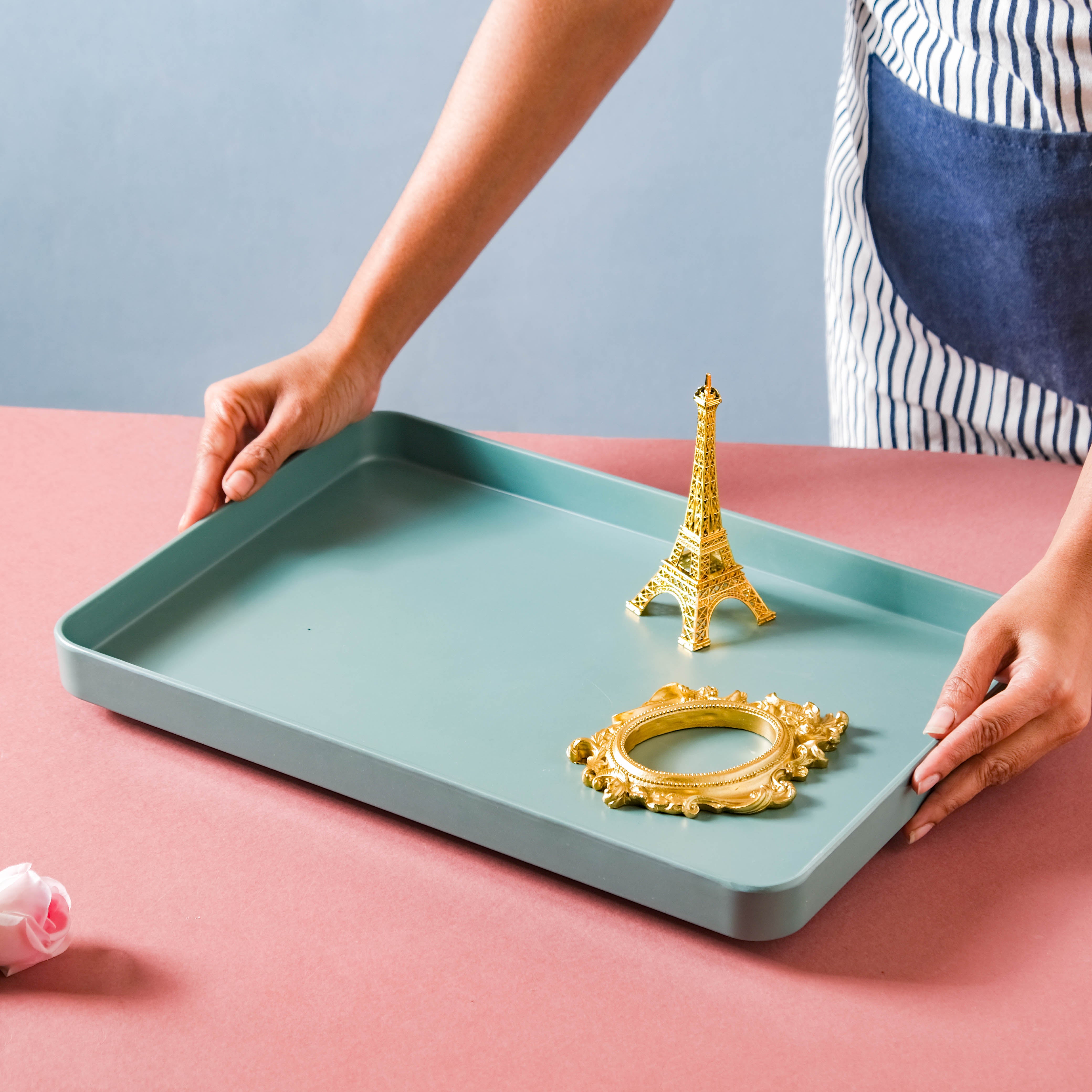 Large Green Tray Online - Premium Tray | Nestasia