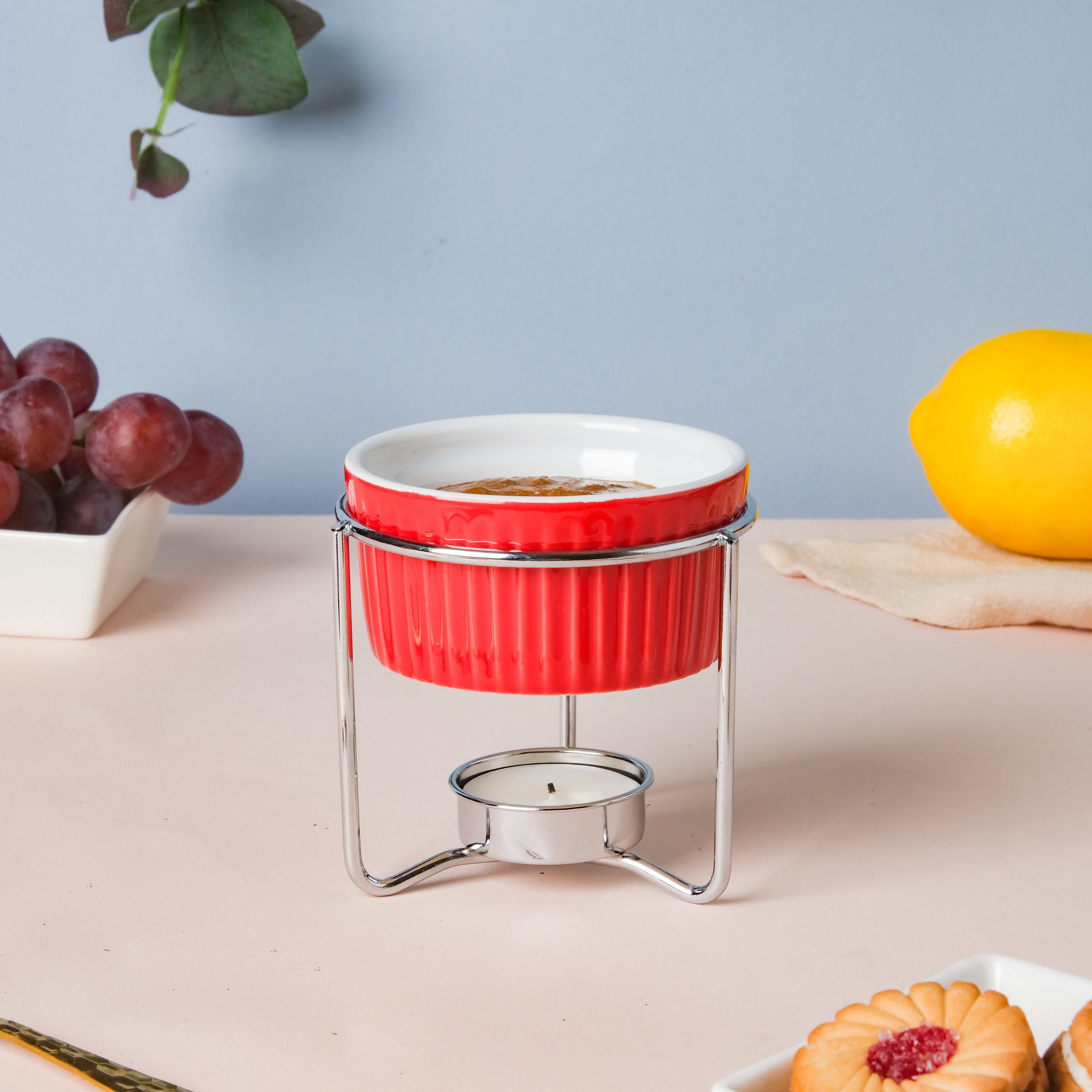 Fondue Pot with Stand Online - Premium Fondue Set | Nestasia