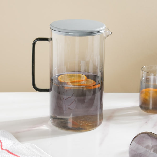 Ombre Glass Jug And Cup Set Of 7